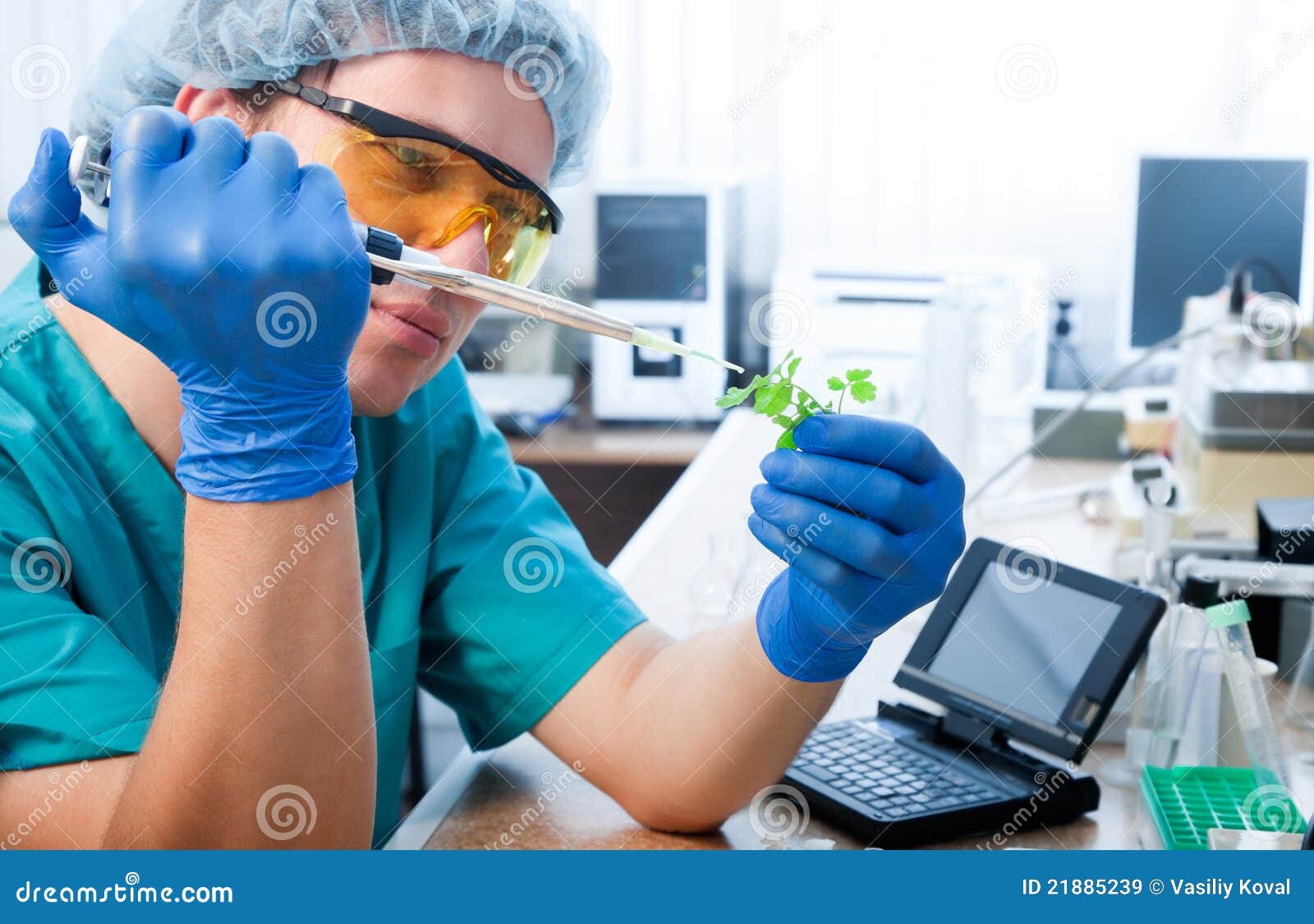 Laboratory test stock image. Image of drop, researcher - 21885239