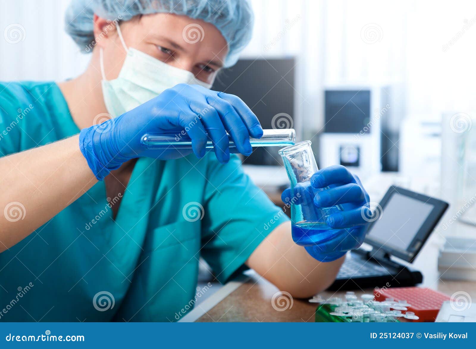 Laboratory test stock image. Image of medicine, caucasian - 25124037