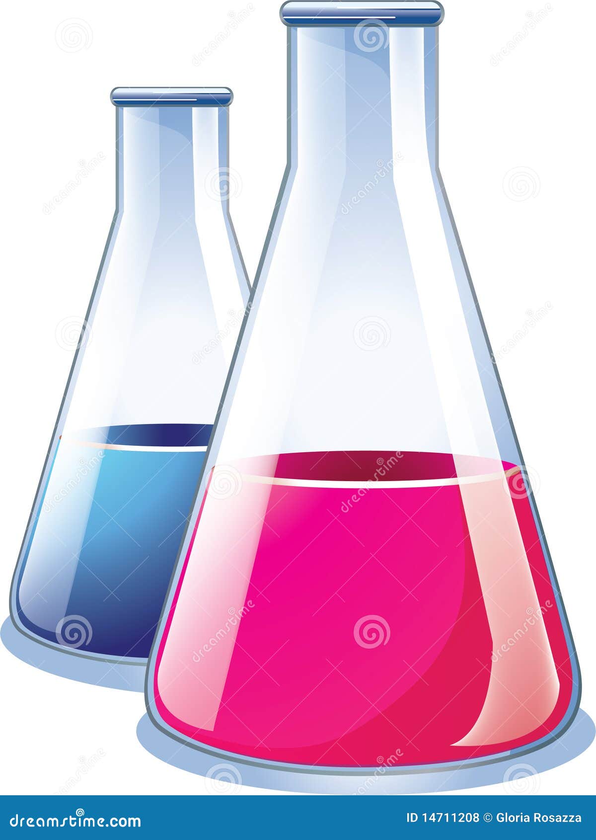 Laboratory test glasses stock illustration. Illustration of educational ...