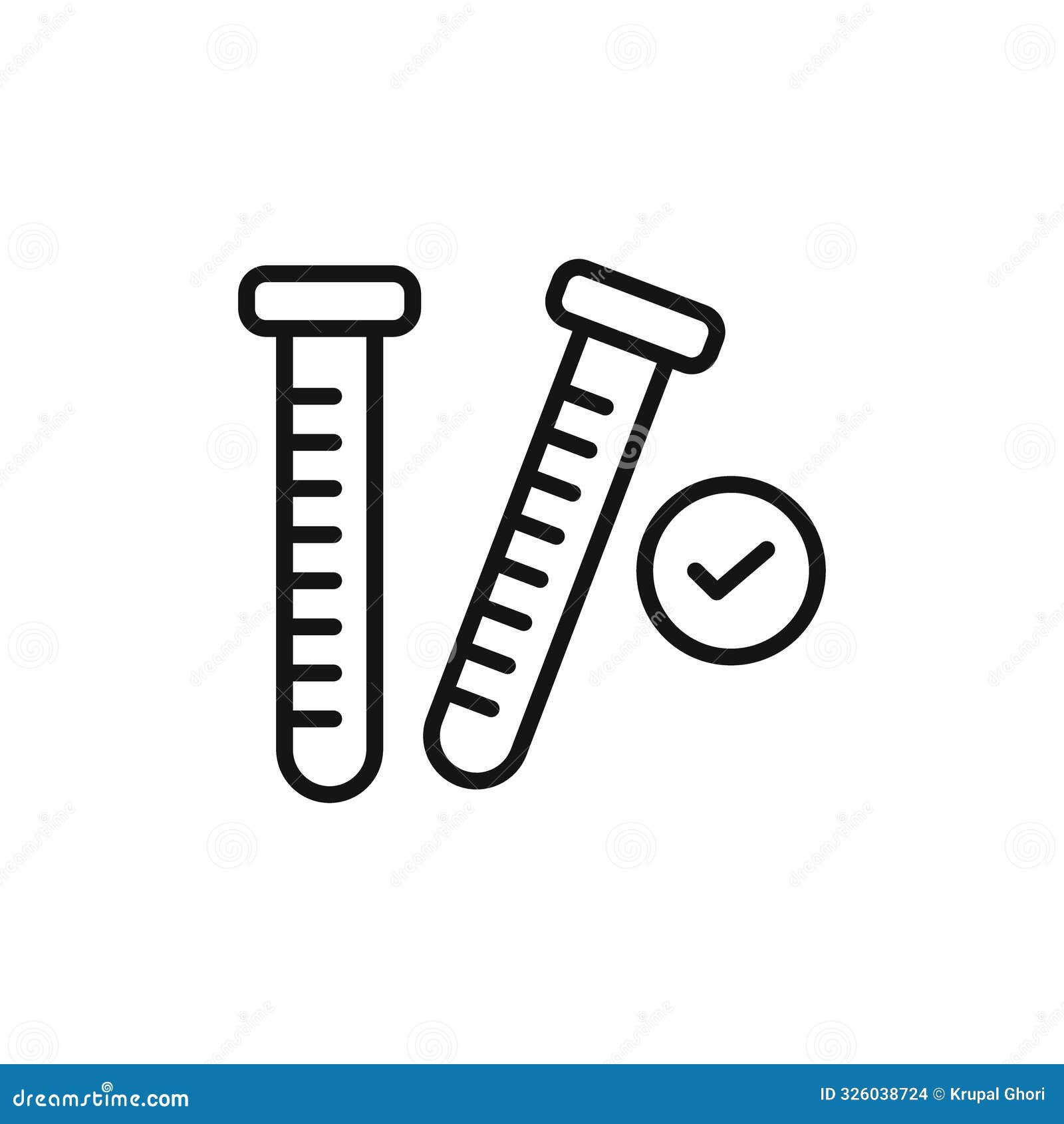 Laboratory Test Logo Sign Vector Outline Stock Illustration ...