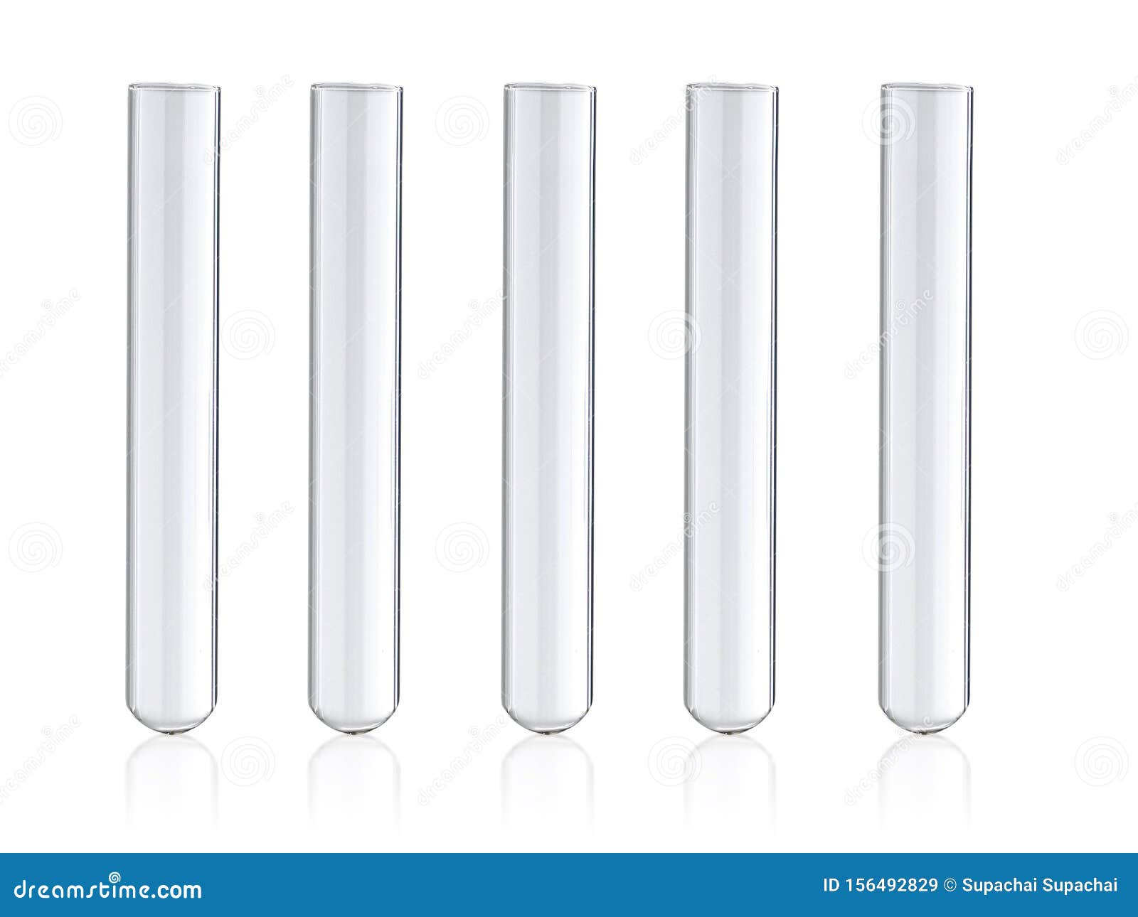 Laboratory Test-tube Isolated on White Stock Image - Image of ...