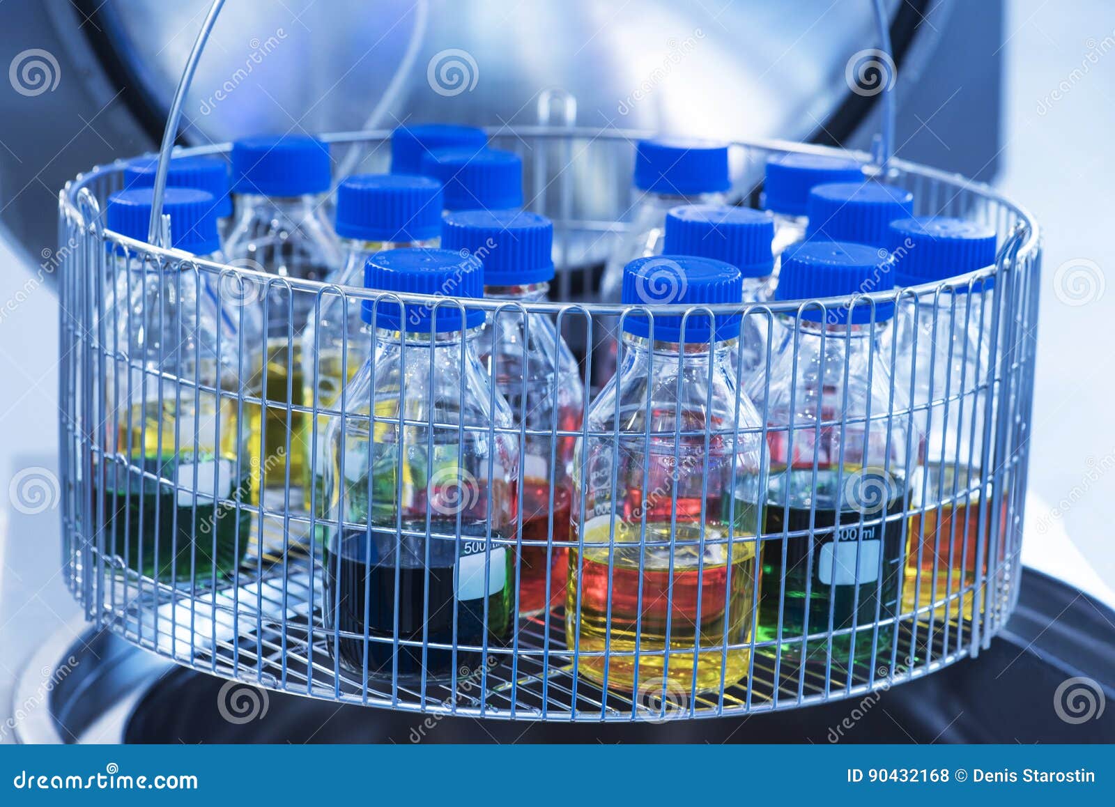 Laboratory Test Tube Shaker Stock Photo - Image of bacterial ...