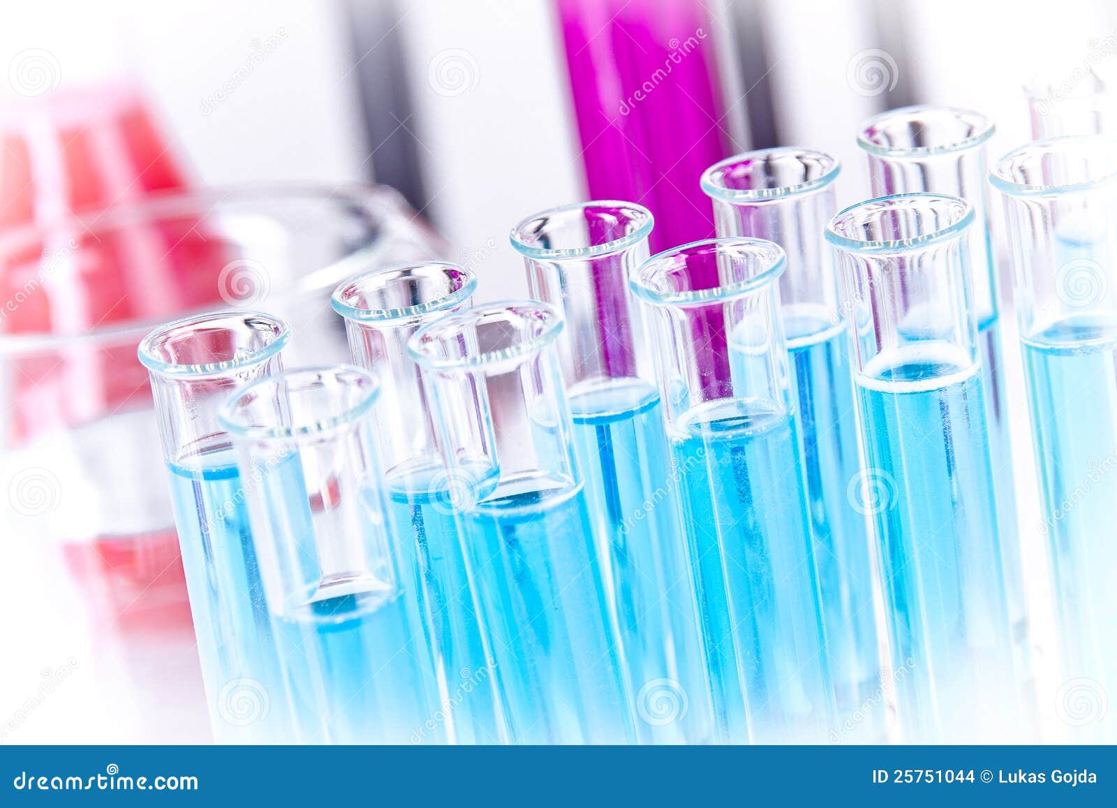 Laboratory test tubes stock photo. Image of tube, water - 25751044
