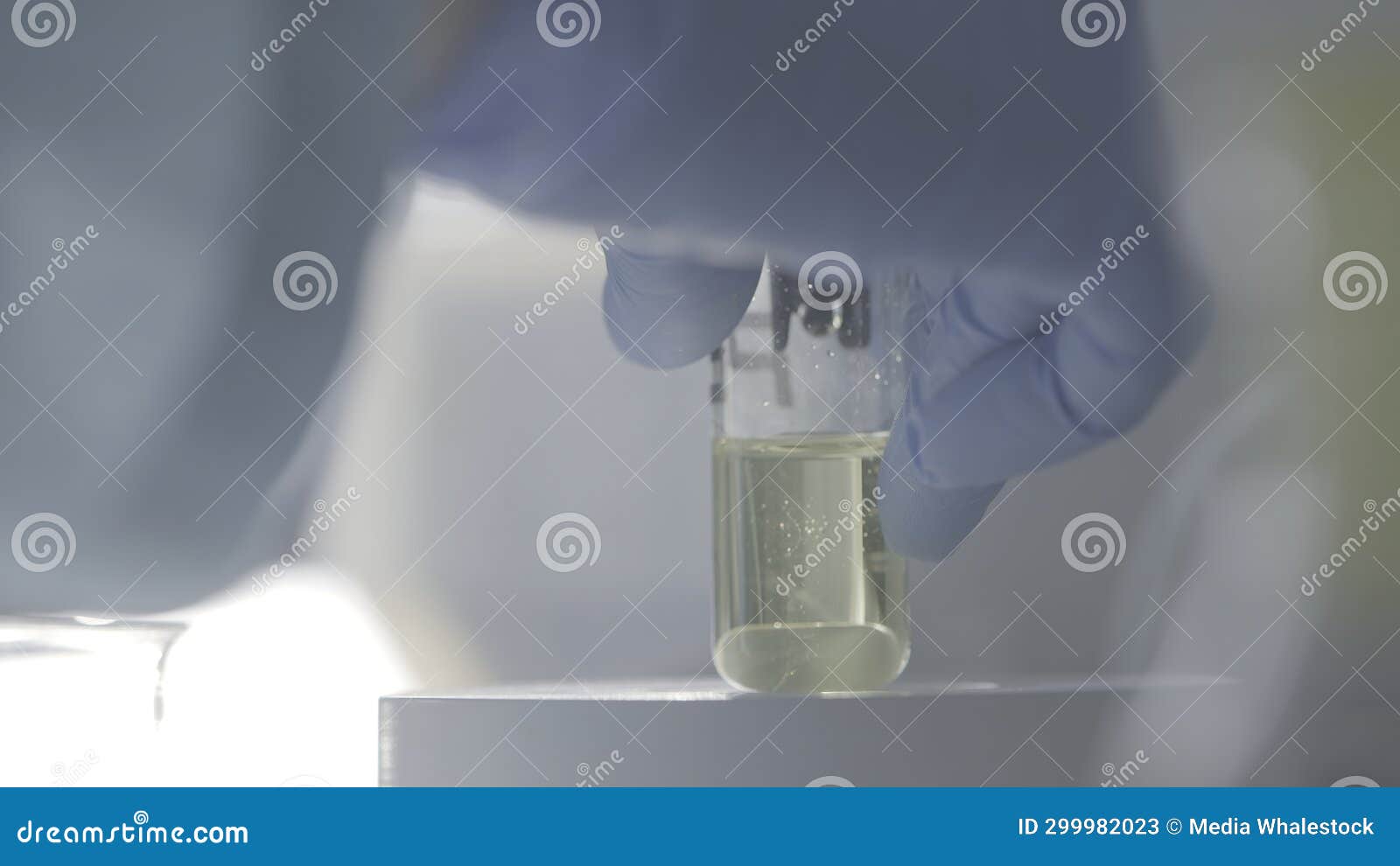 Laboratory Test Tubes for Analysis. Action Stock Image - Image of ...
