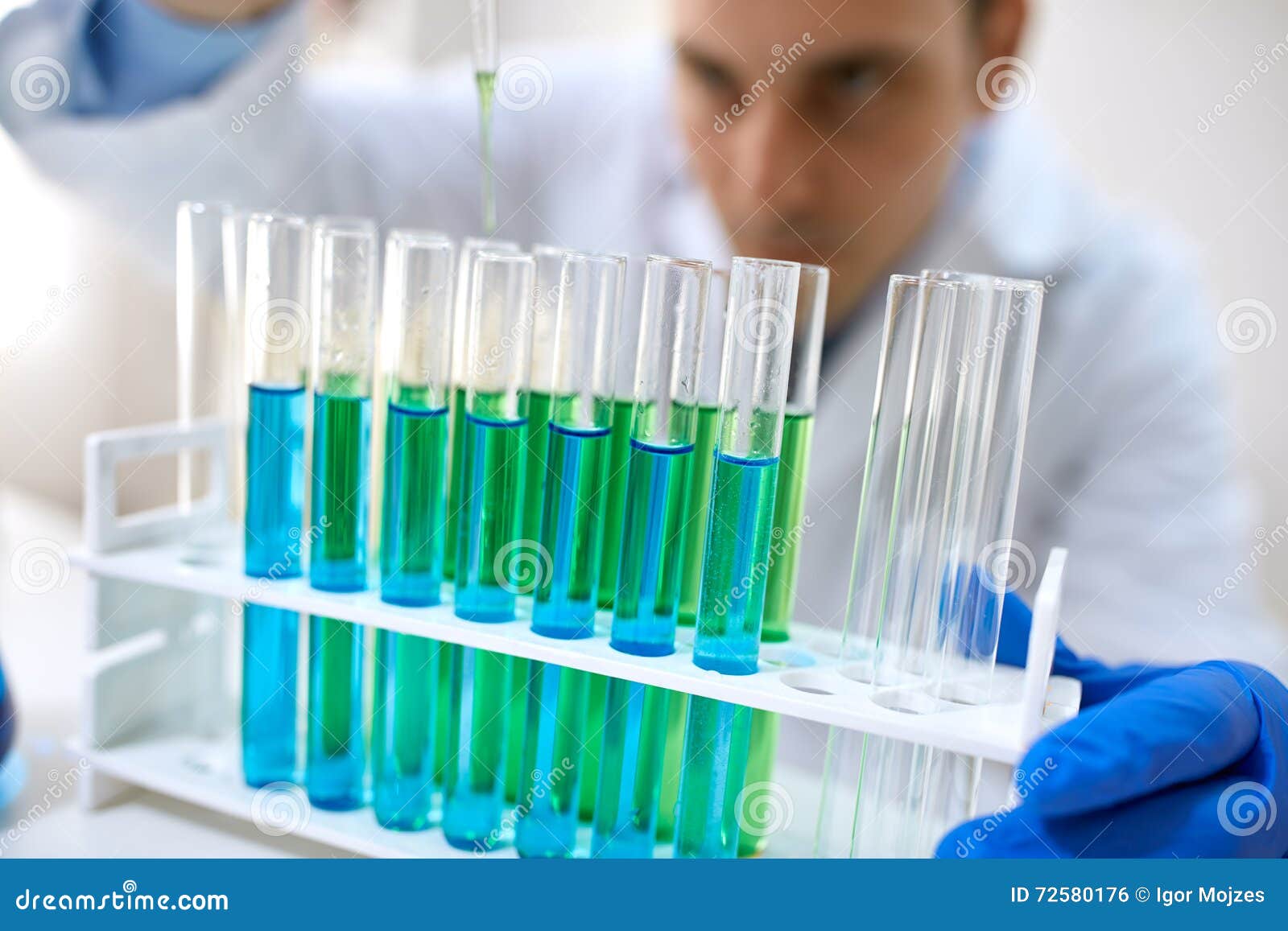 Laboratory Test Tubes for Experiment Stock Photo - Image of chemical ...