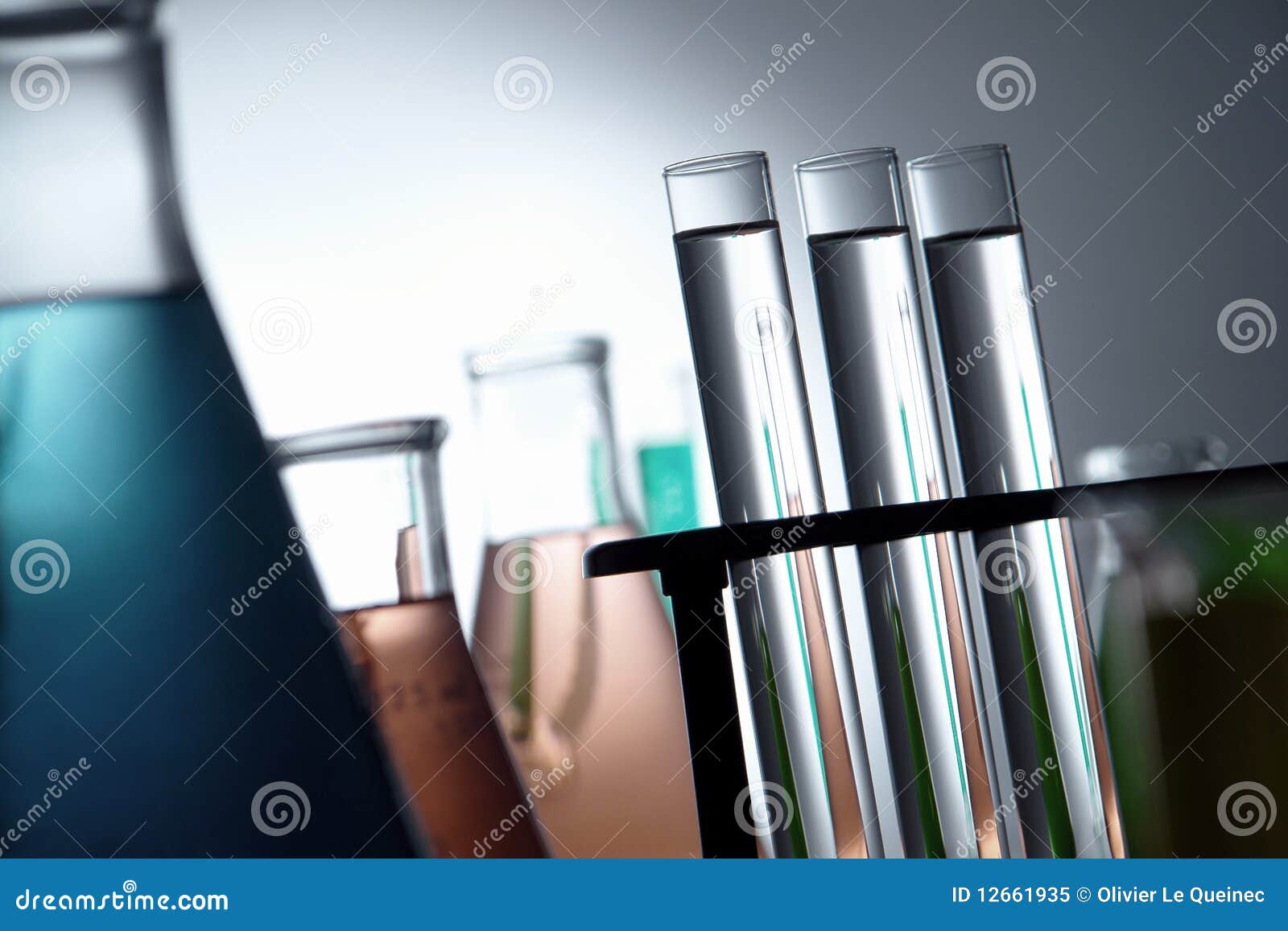 Laboratory Test Tubes in Science Research Lab Stock Image - Image of ...