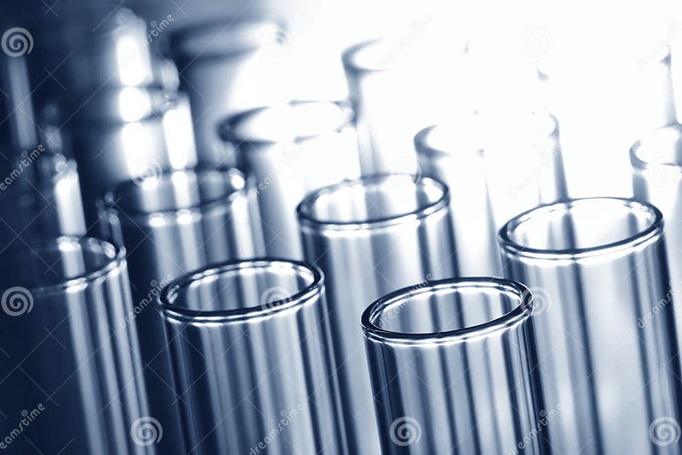 Laboratory Test Tubes in Science Research Lab Stock Image - Image of ...