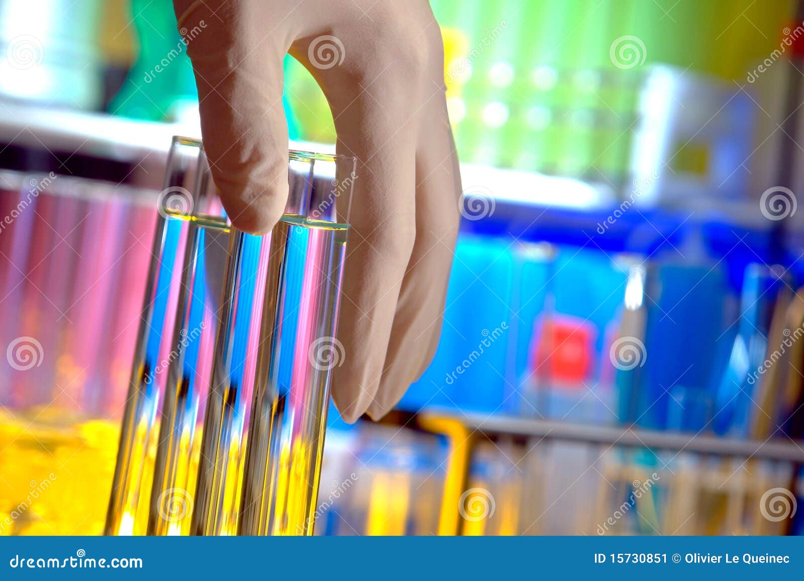Laboratory Test Tubes in Science Research Lab Stock Image - Image of ...