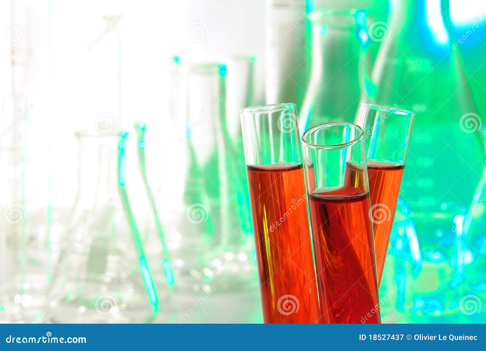 Laboratory Test Tubes in Science Research Lab Stock Image - Image of ...