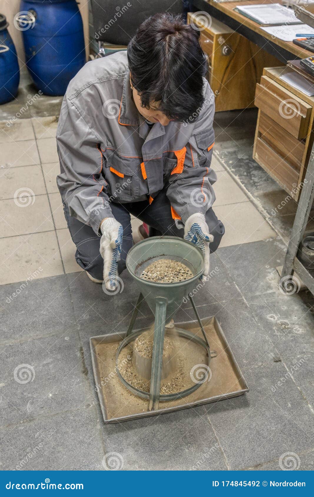 Laboratory for Testing Building Materials. Lab Technician Screening ...