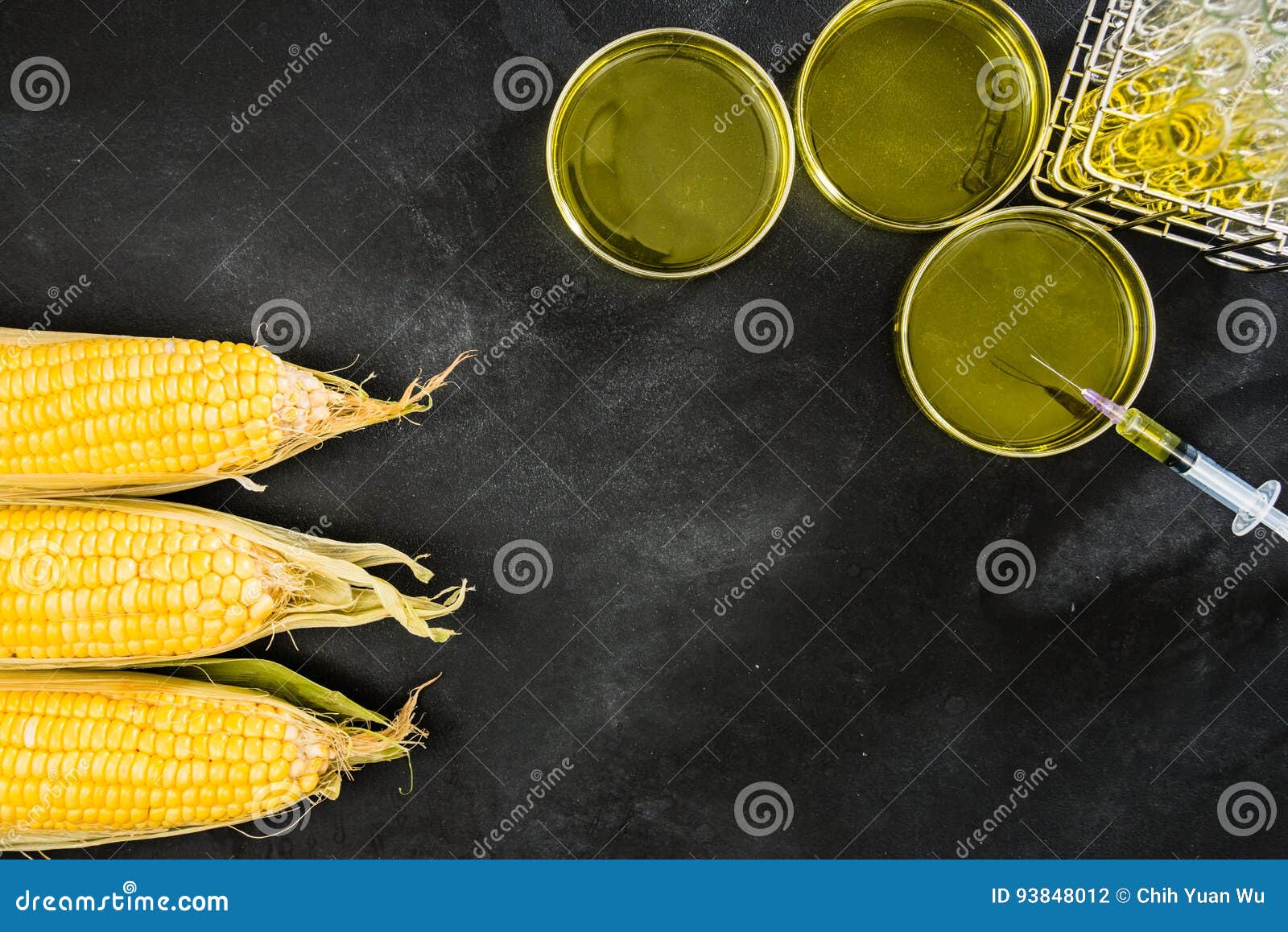 Laboratory Testing Corn Products and Foods Stock Photo - Image of ...