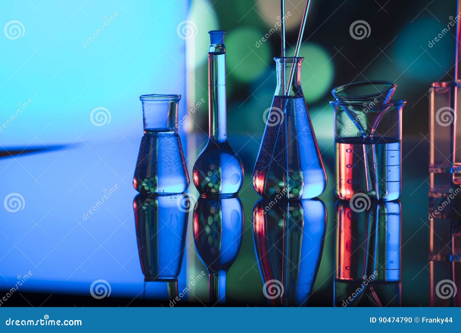 Laboratory theme. stock photo. Image of experiment, biology - 90474790
