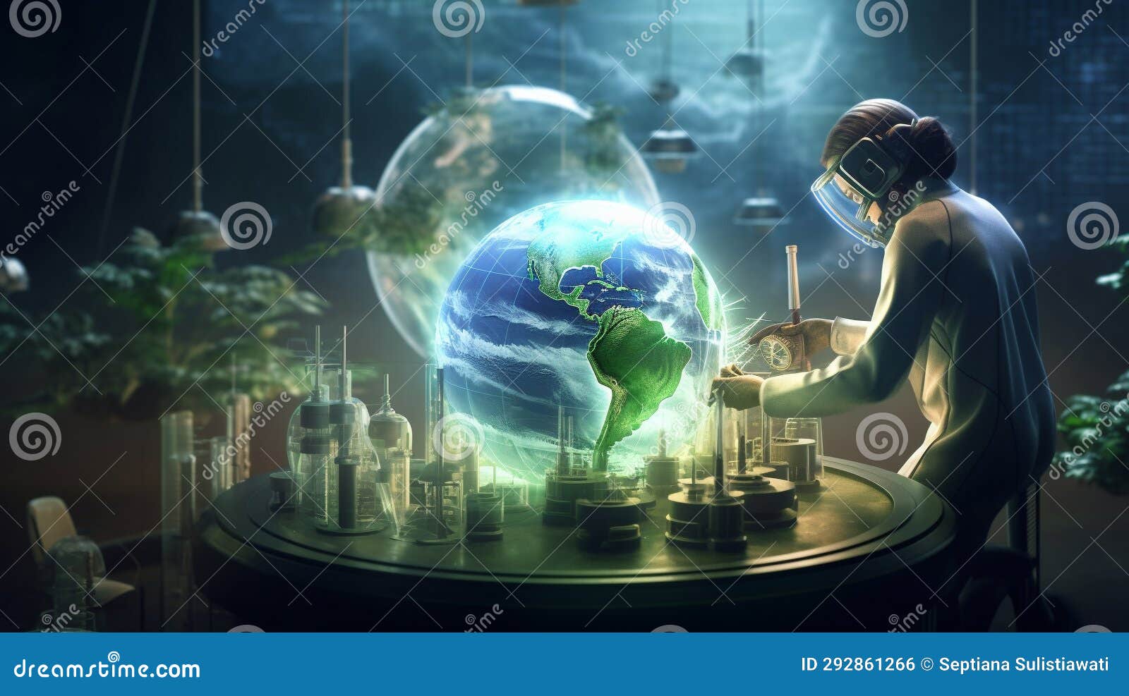 Modern City. Green Technology and Environmental Technology. Science ...