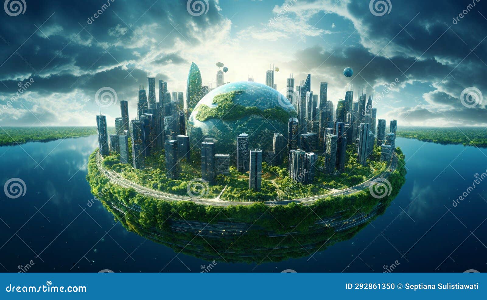 Modern City, Green Technology and Environmental Technology. Science ...