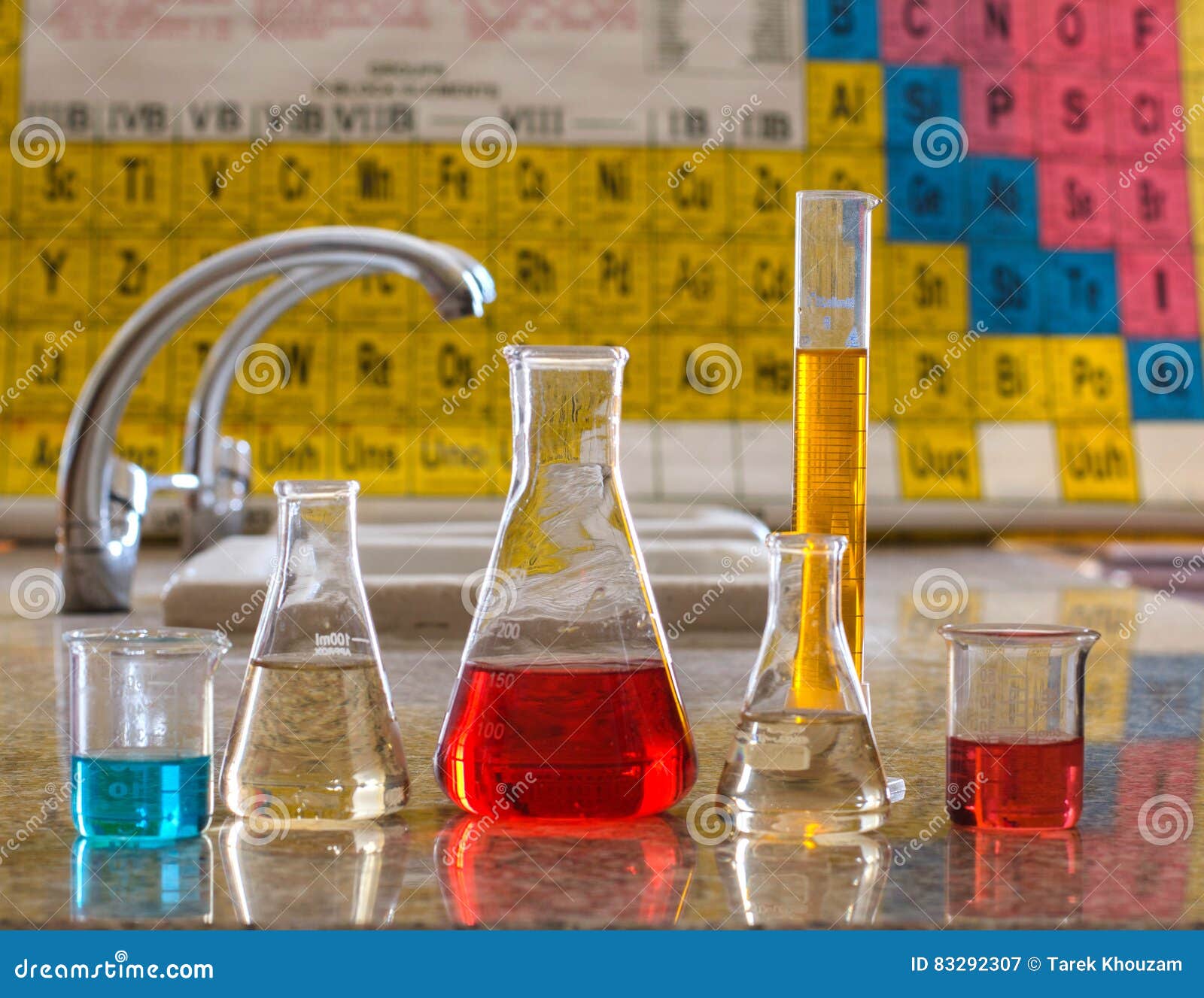 Laboratory tools 5 stock image. Image of compound, colored - 83292307
