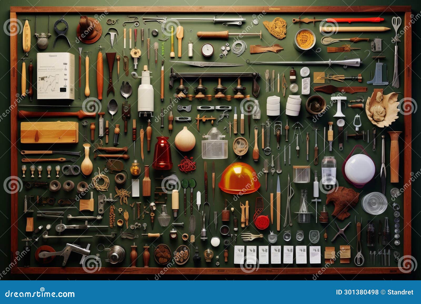 Laboratory Tools Layout, Deconstructed. Beautiful Illustration Picture ...