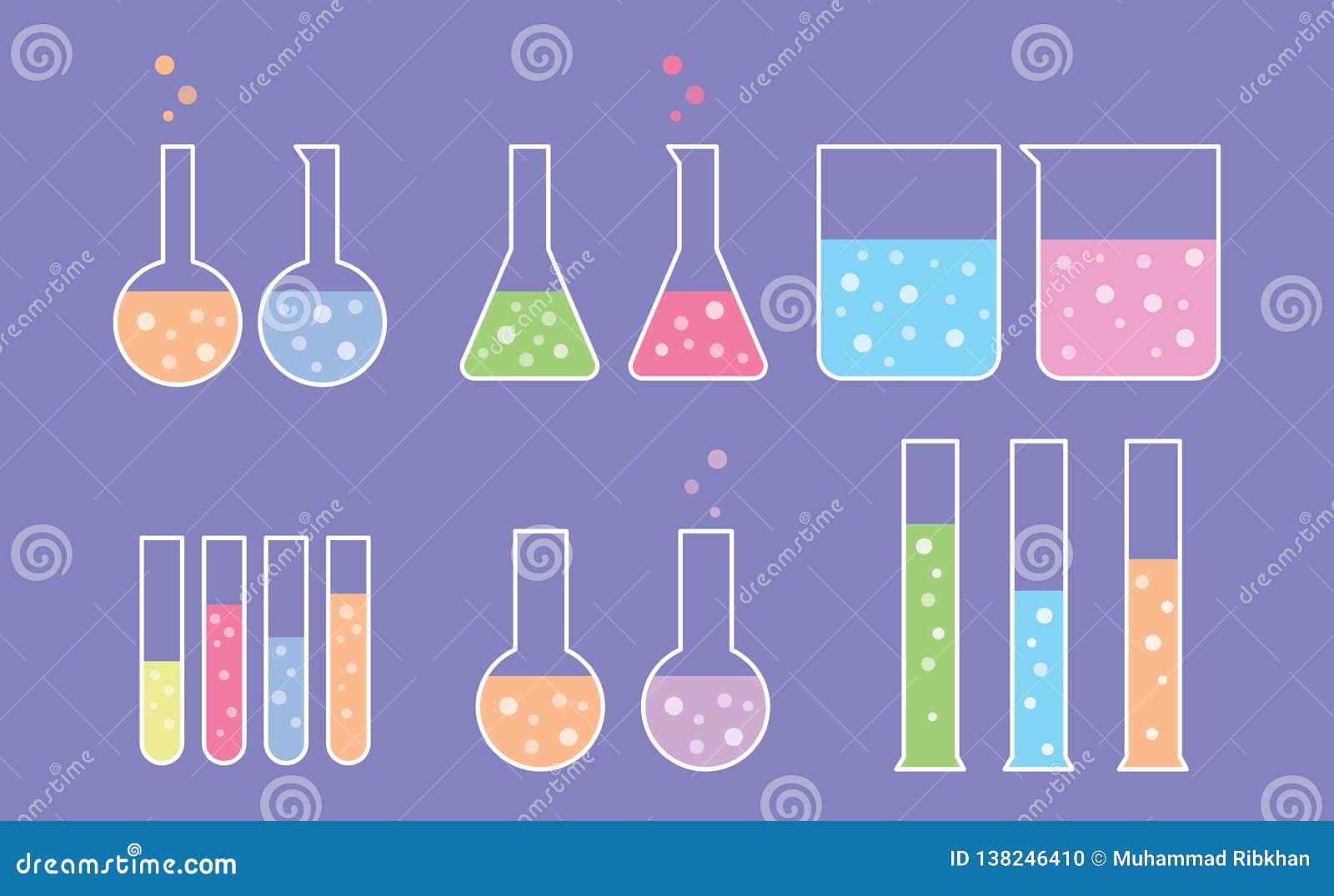 Laboratory Tools Vector Illustration | CartoonDealer.com #17884312
