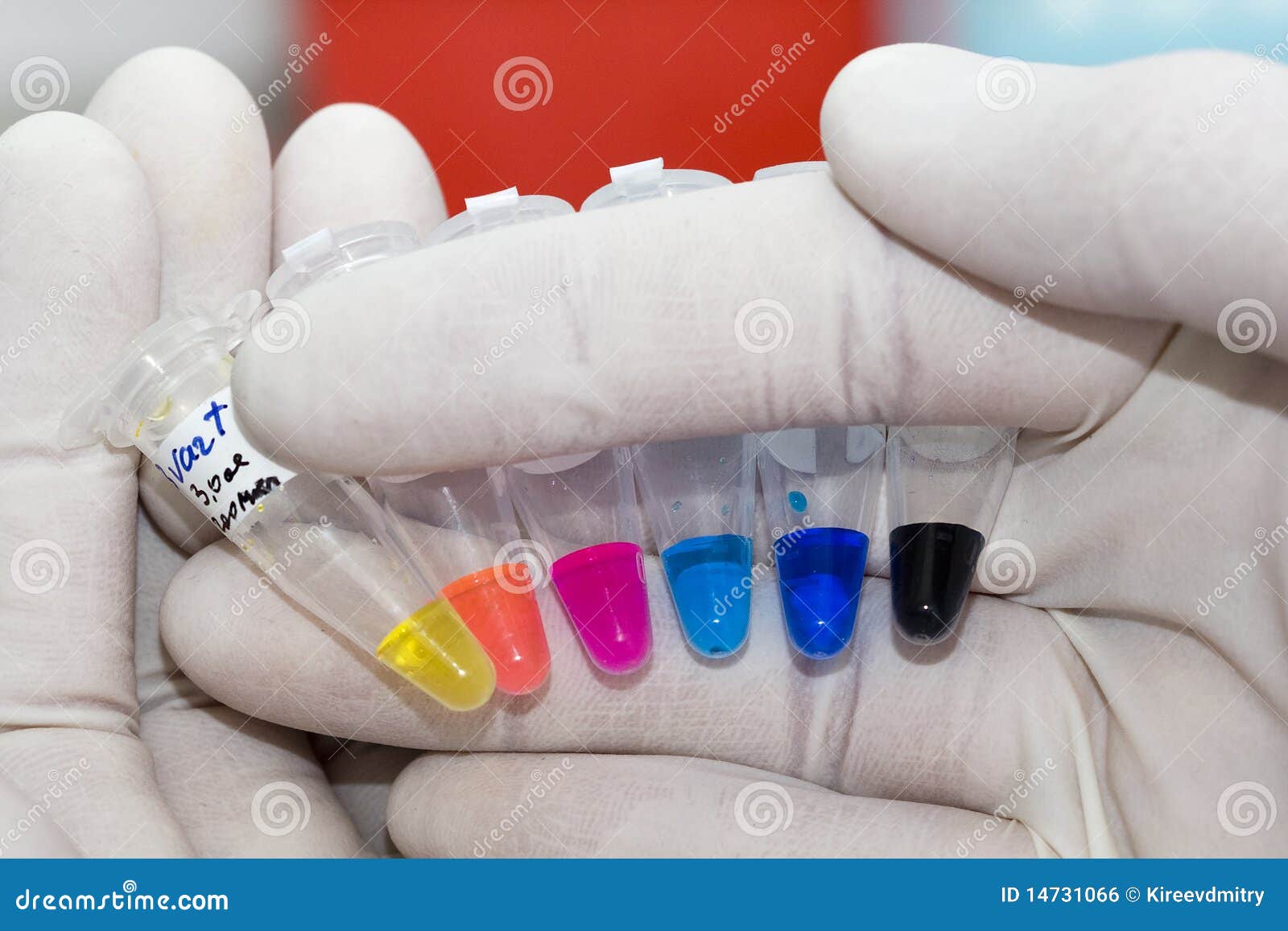 Laboratory Tubes with Multi-colored Liquids Stock Photo - Image of ...