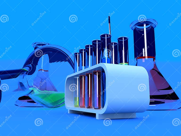 The laboratory tust tubes stock illustration. Illustration of ...