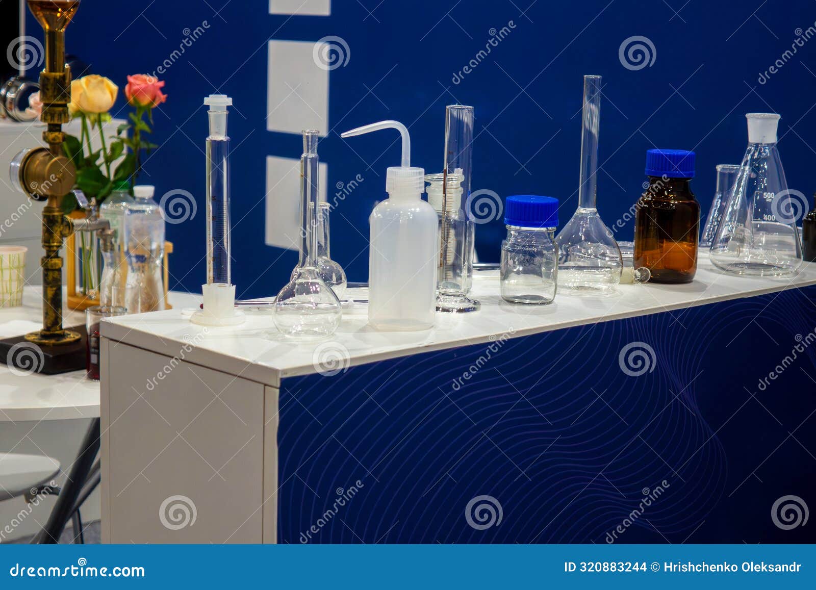 Laboratory Utensils of General Purpose. Measuring Cup Stock Photo ...