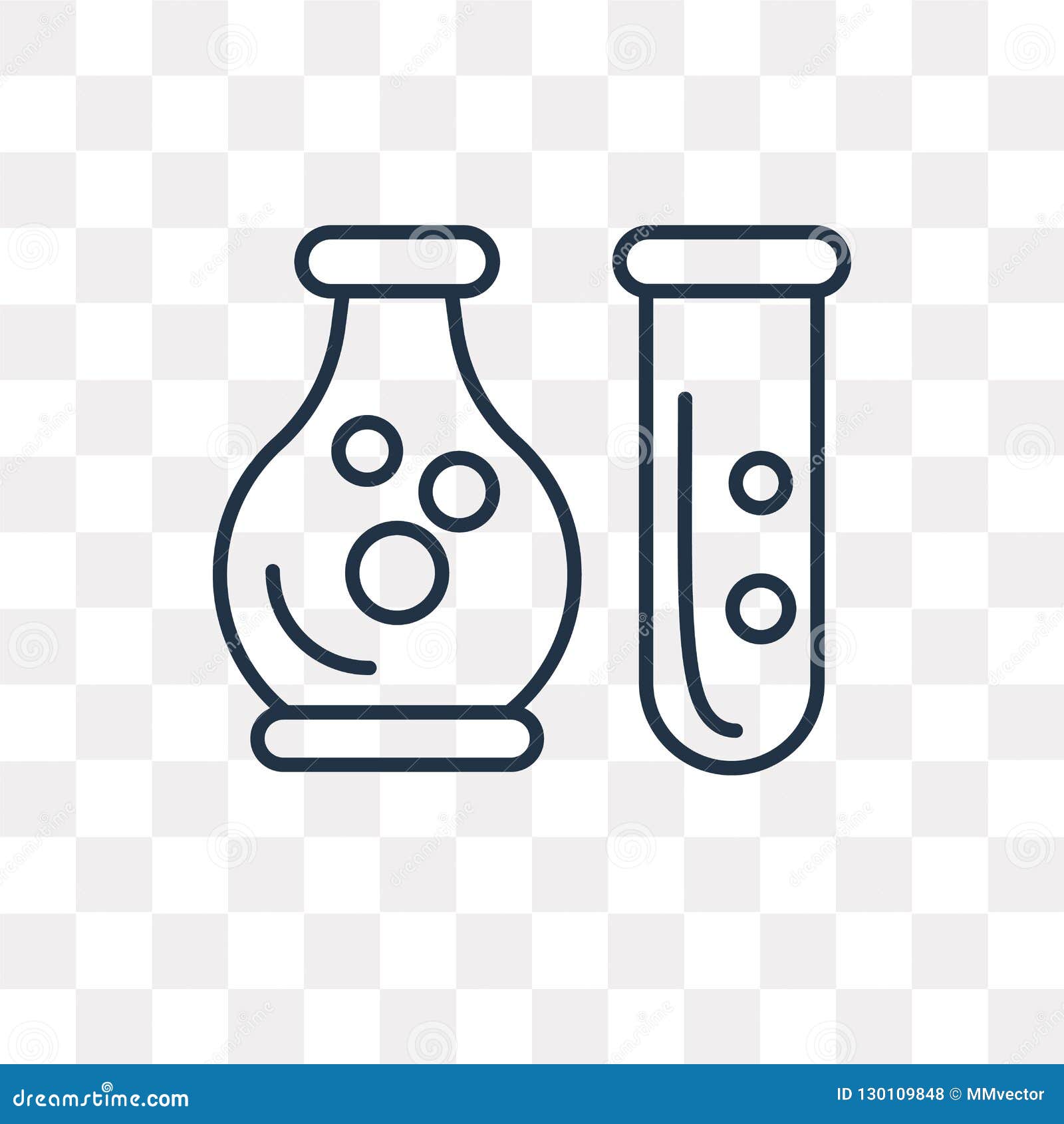 Laboratory Vector Icon Isolated on Transparent Background, Linear ...