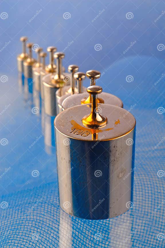 Laboratory weights stock image. Image of life, equipment - 2939039