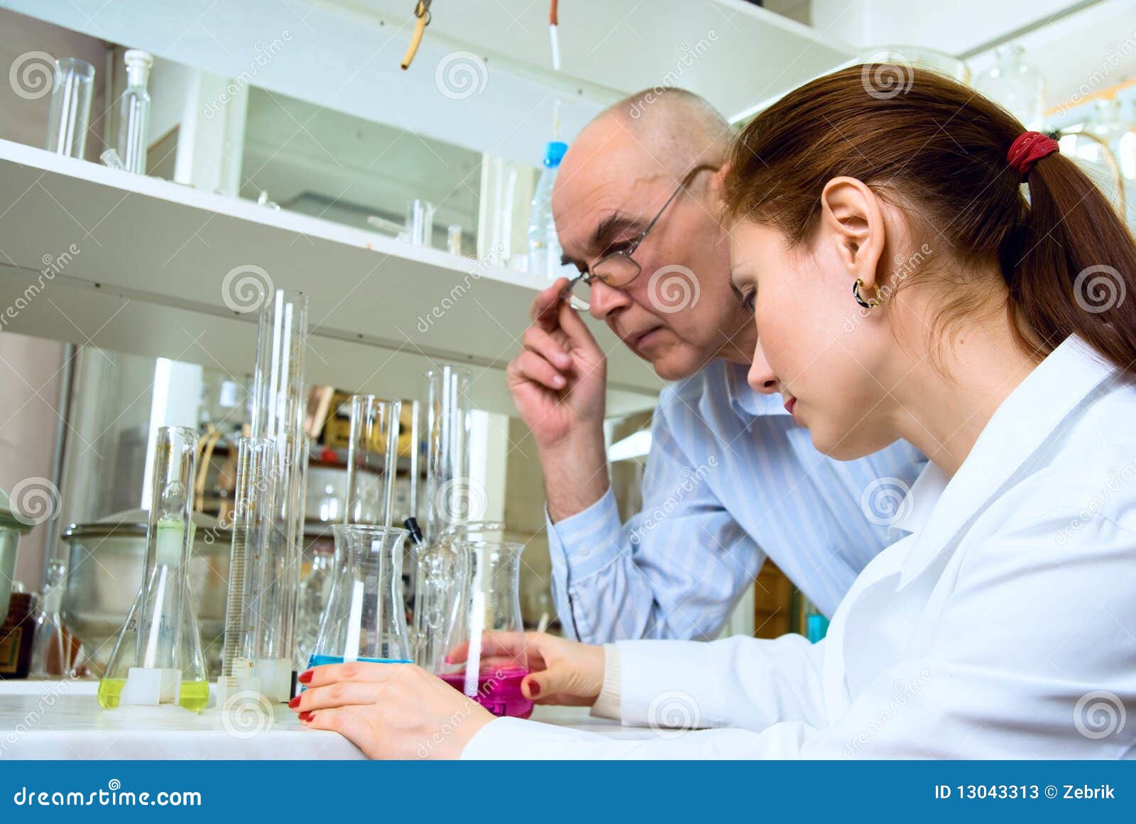Laboratory work stock image. Image of analyzing, expertise - 13043313