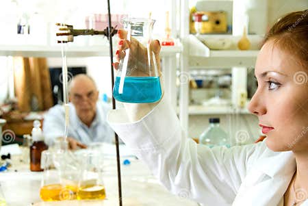 Laboratory work stock image. Image of expertise, business - 13345583