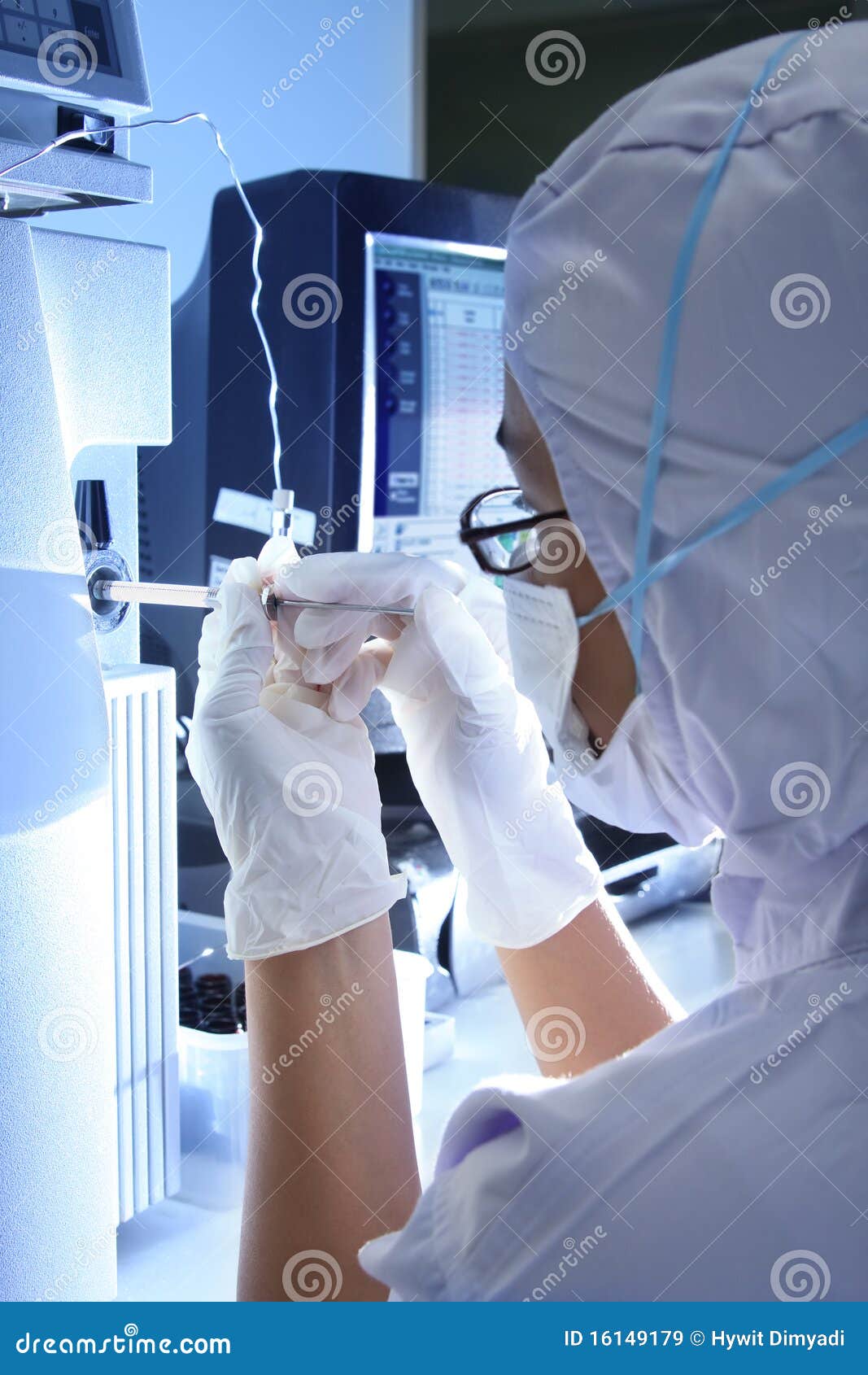 Laboratory worker stock image. Image of bright, beauty - 16149179
