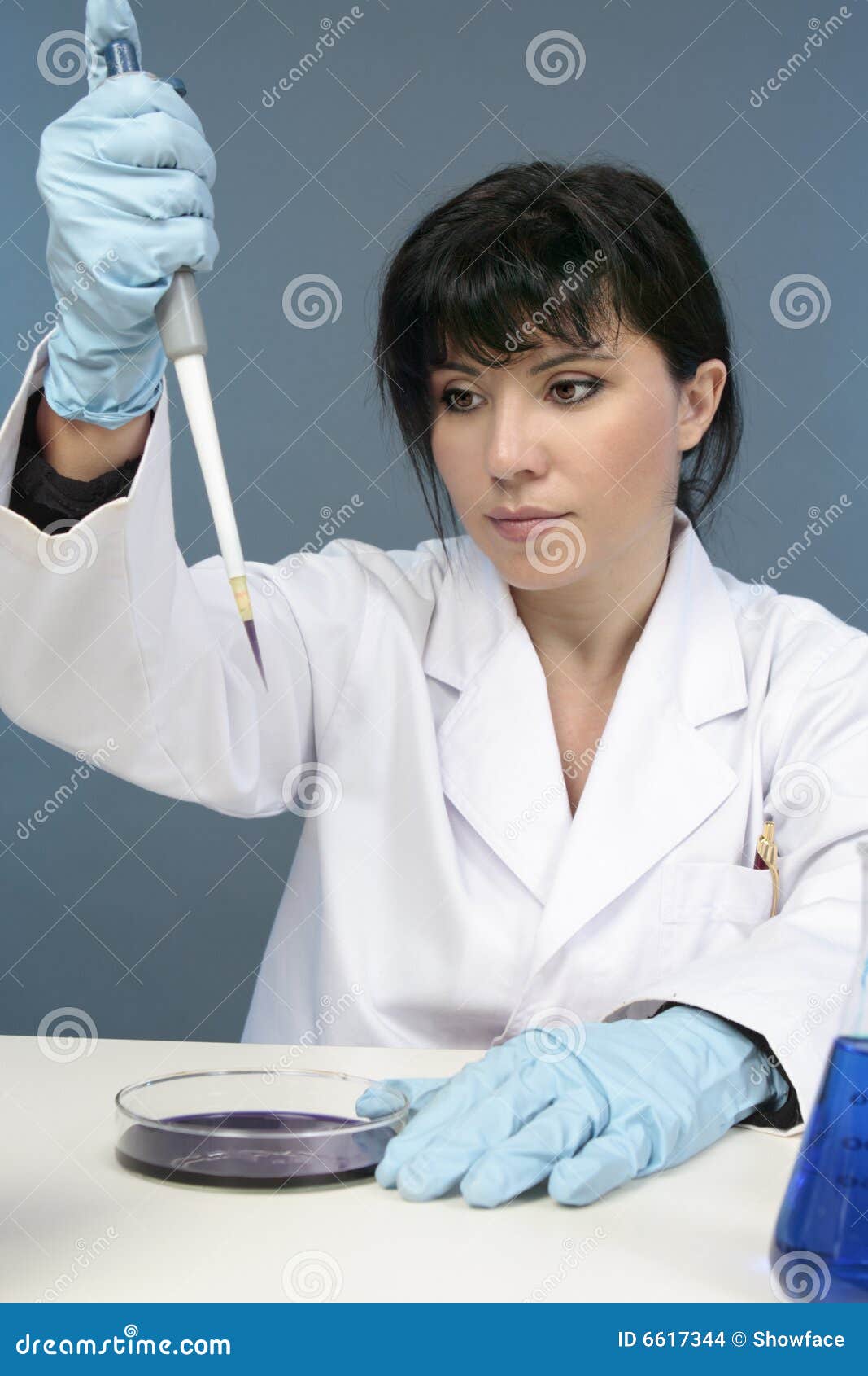 Laboratory worker stock photo. Image of hand, medical - 6617344