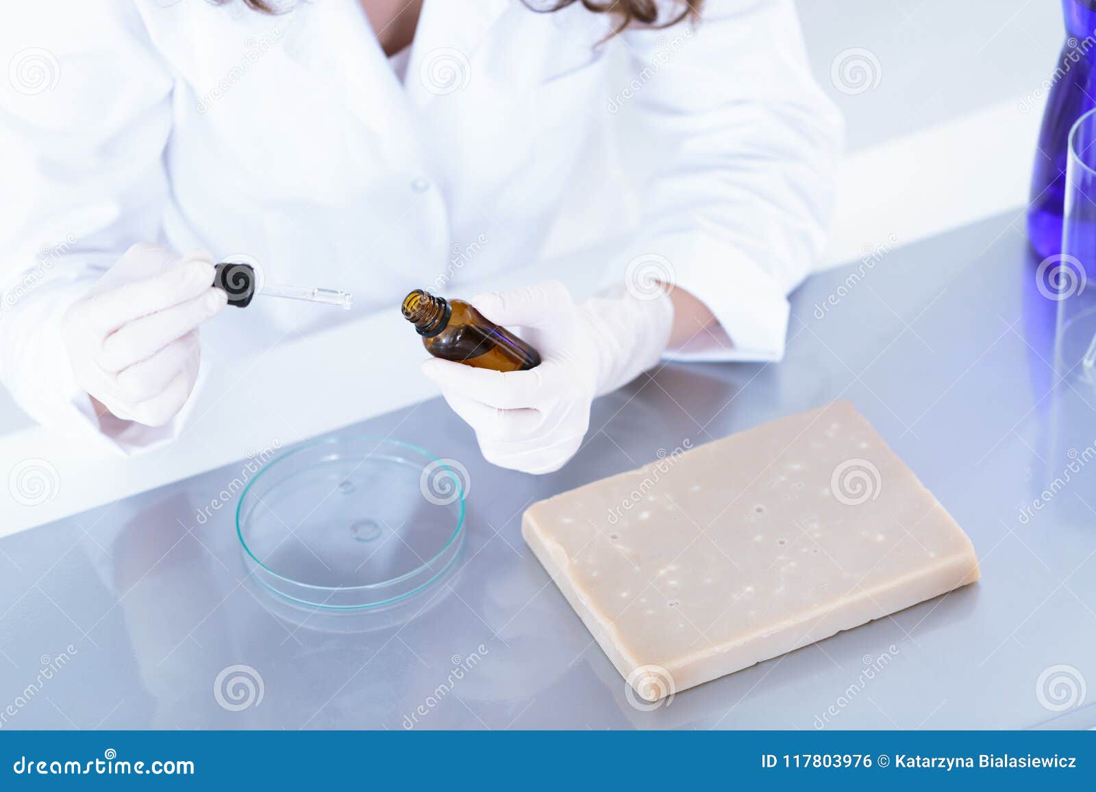 Laboratory Worker Preparing a Sample Stock Photo - Image of chemist ...