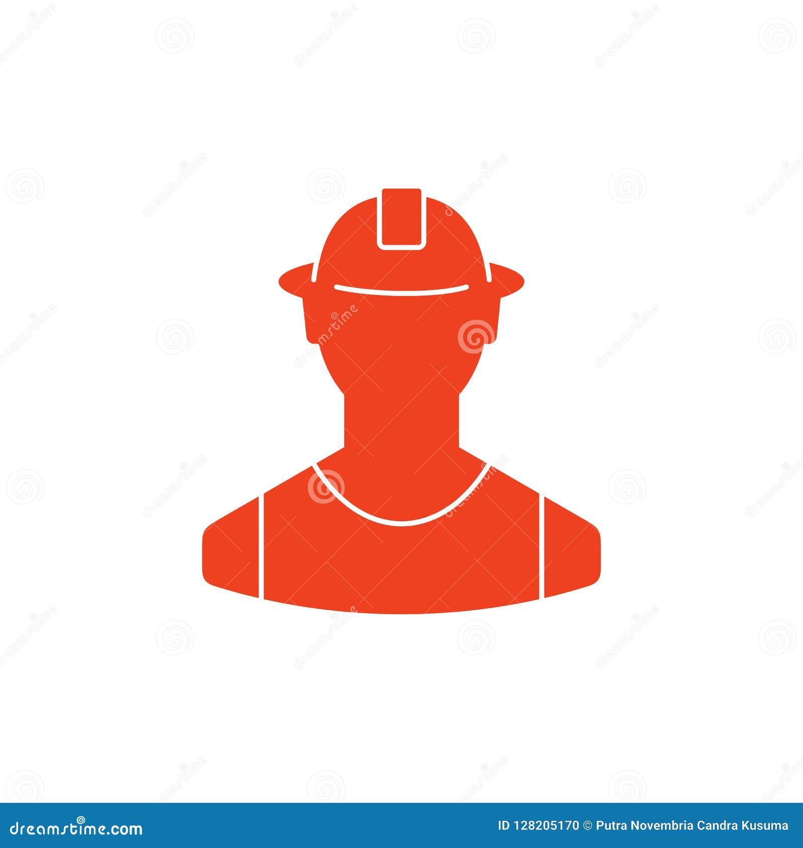Laborer Logo Icon Design stock vector. Illustration of laborer - 128205170