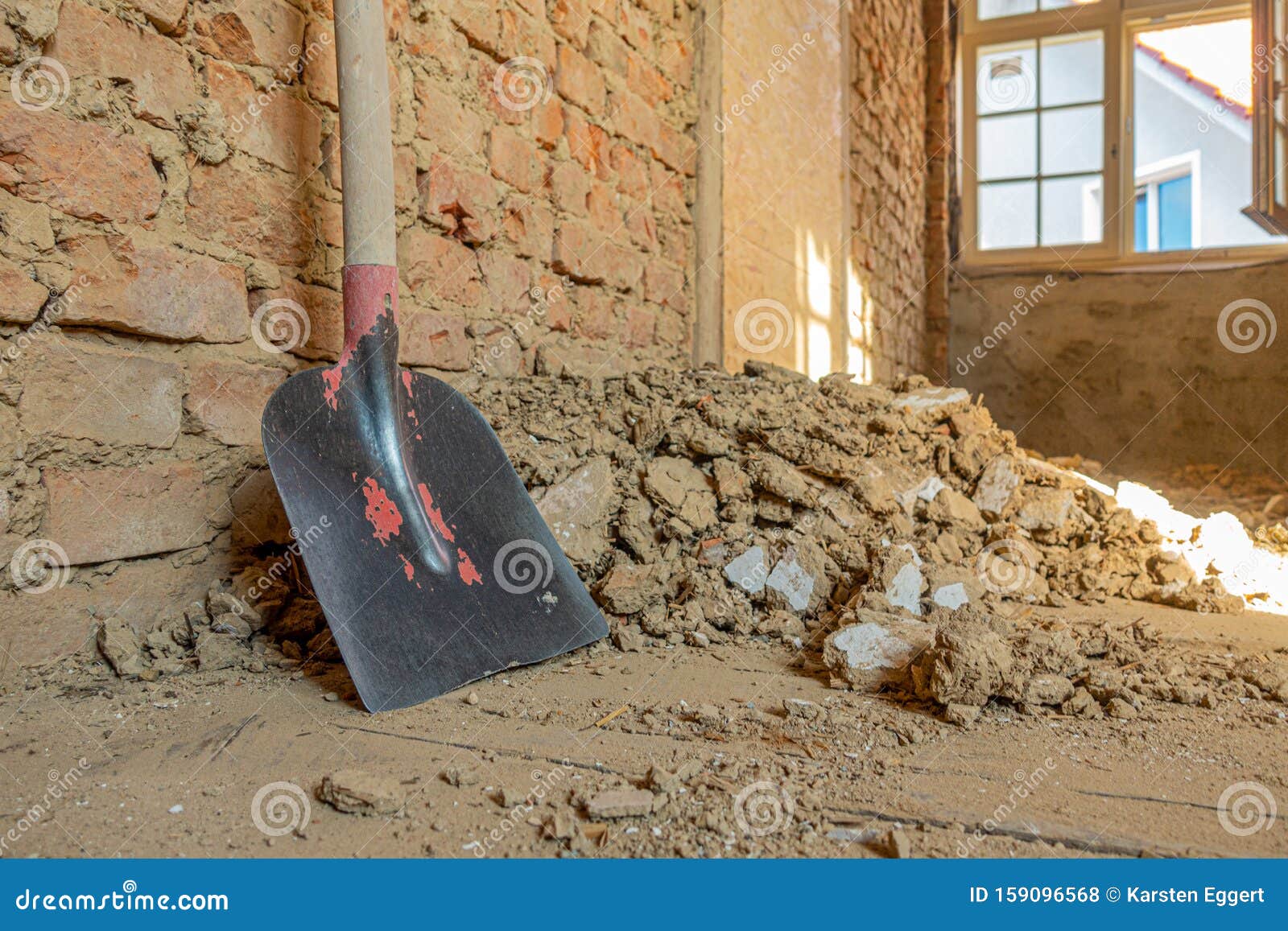 Laborious Work an Old House is Restored Stock Photo - Image of heritage ...