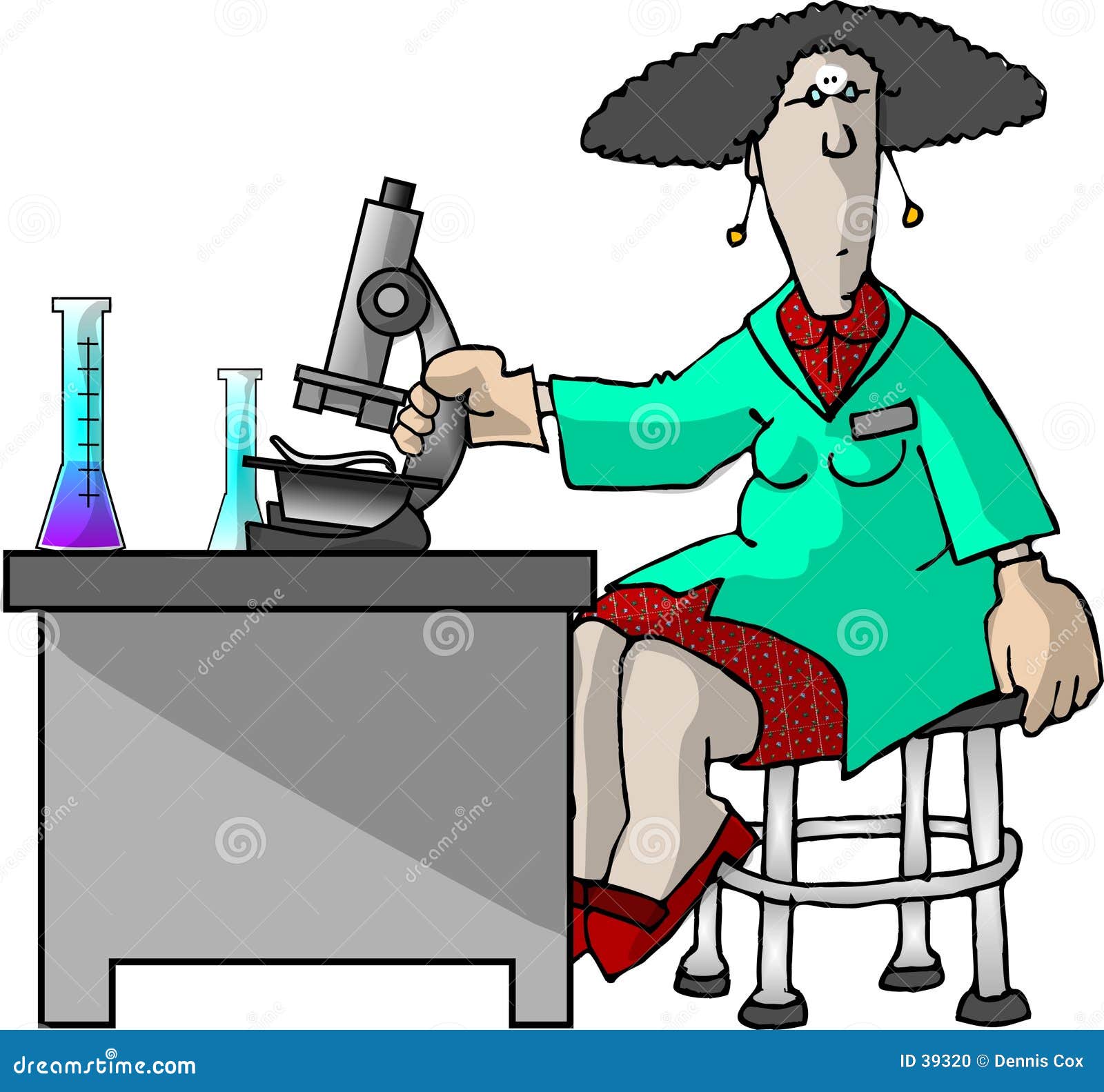 Labortechniker stock abbildung. Illustration von besetzung - 39320