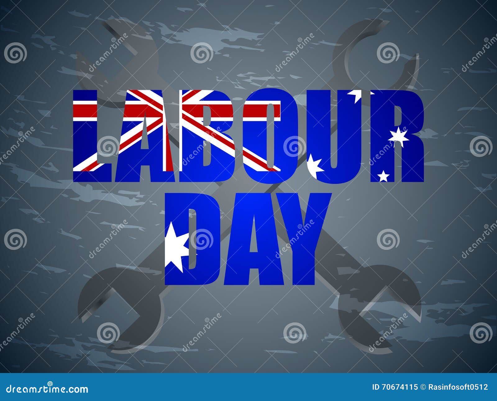 Labour Day Abstract stock illustration. Illustration of marketing ...