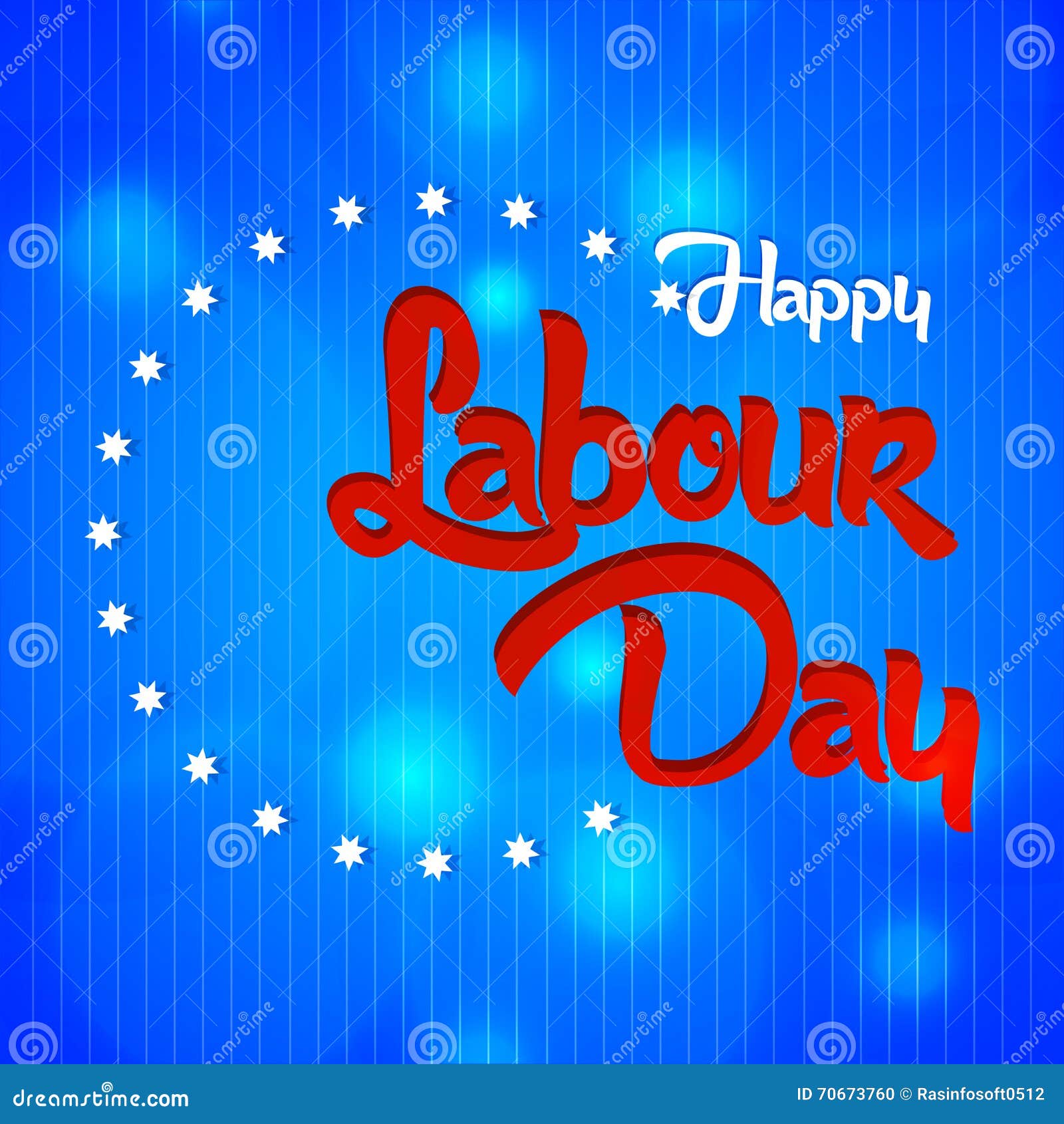 Labour Day Abstract stock illustration. Illustration of label - 70673760