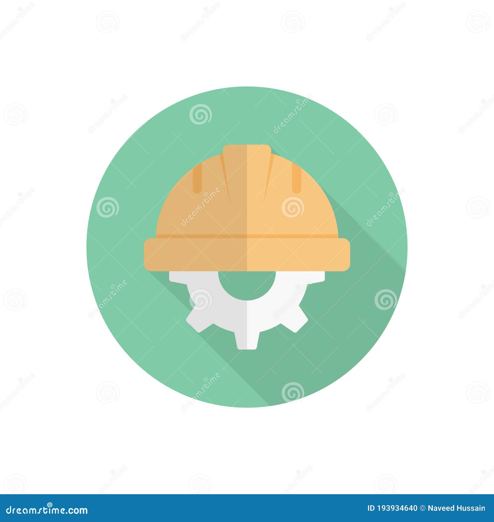 Labour flat color icon stock vector. Illustration of build - 193934640