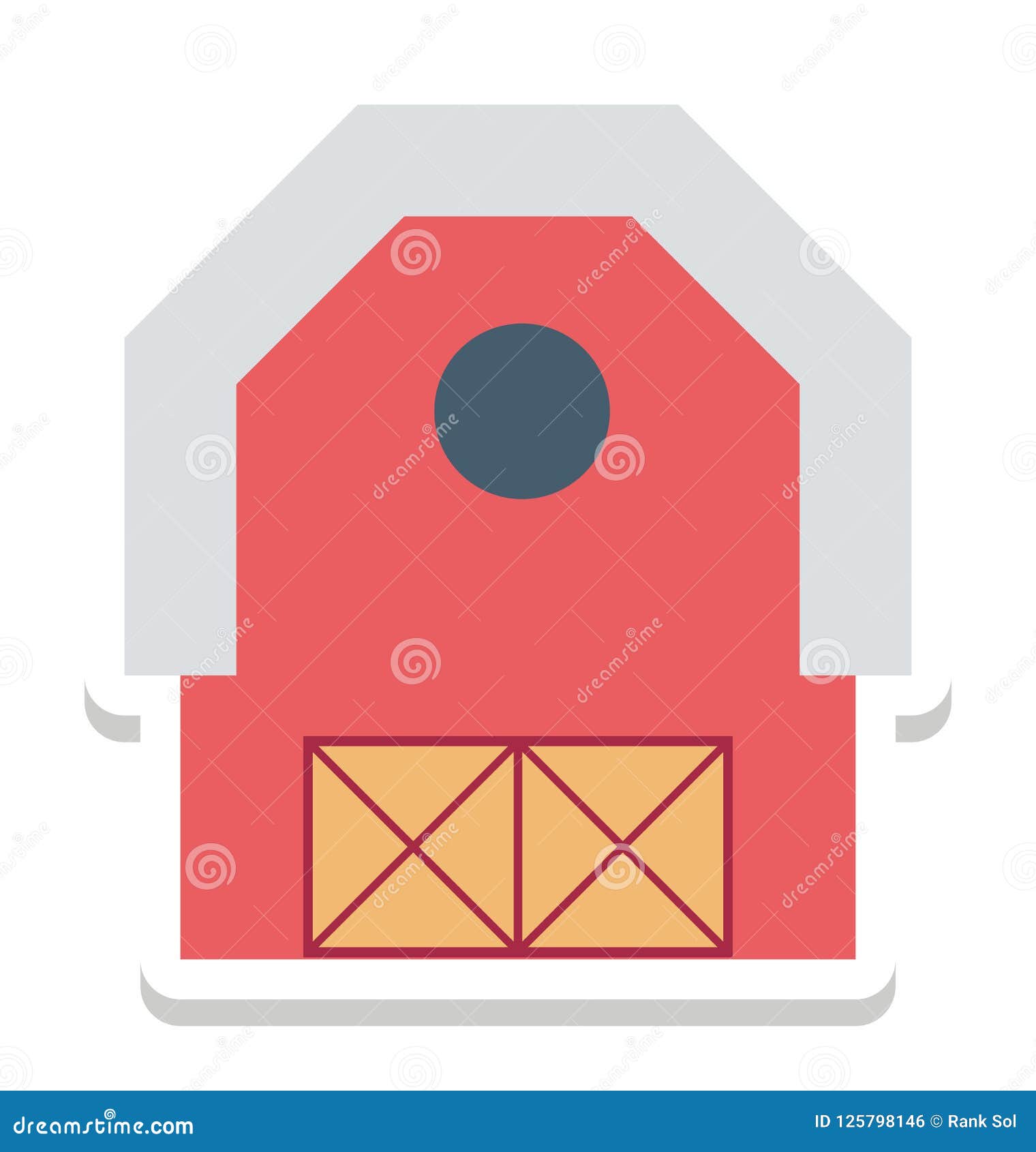 Labour House, House Isolated Vector Icons Can Be Modify with Any Style ...