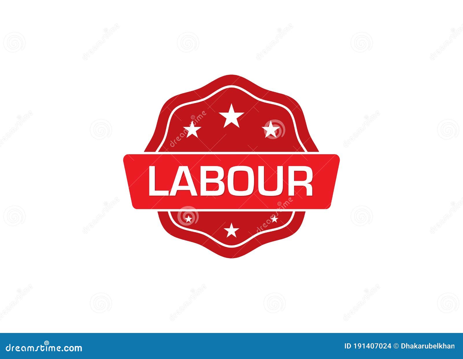 Labour Label Sticker, Labour Badge Sign Stock Vector - Illustration of ...