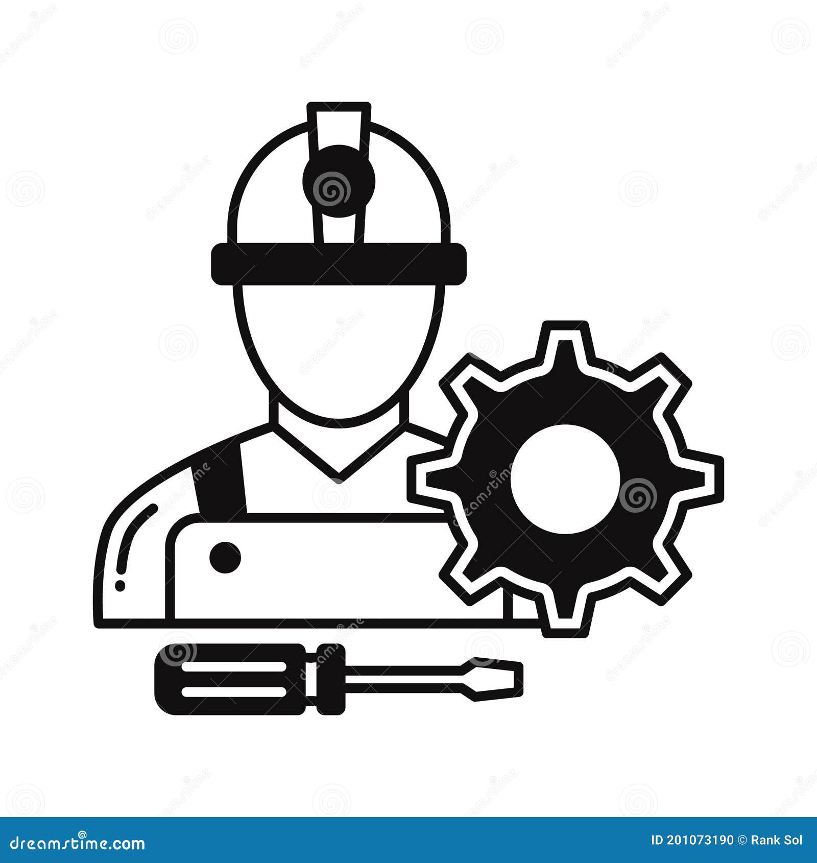 Labour Vector Icon Which Can Easily Modify or Edit Stock Vector ...