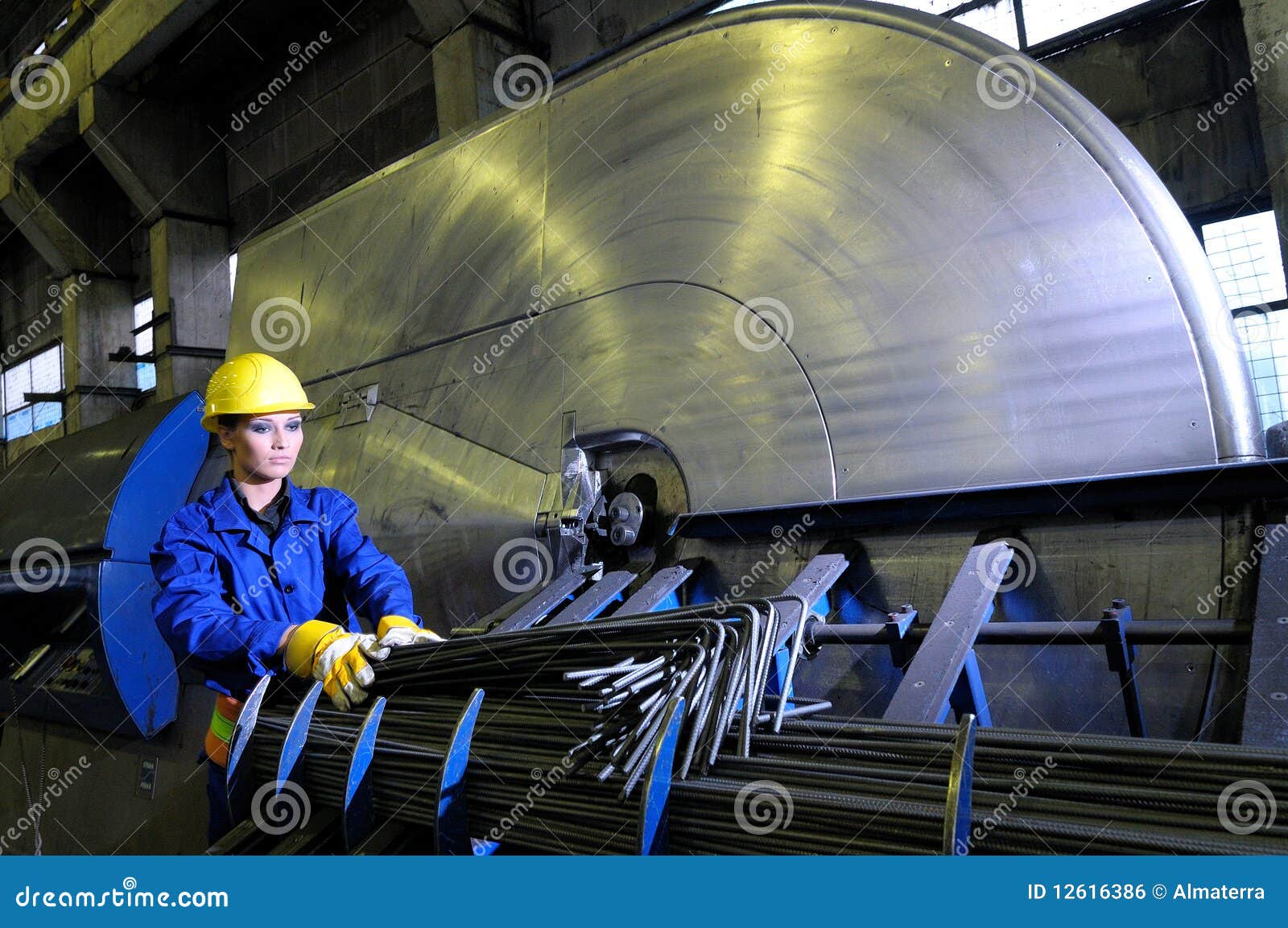 Labourer working stock photo. Image of machinist, equipment - 12616386