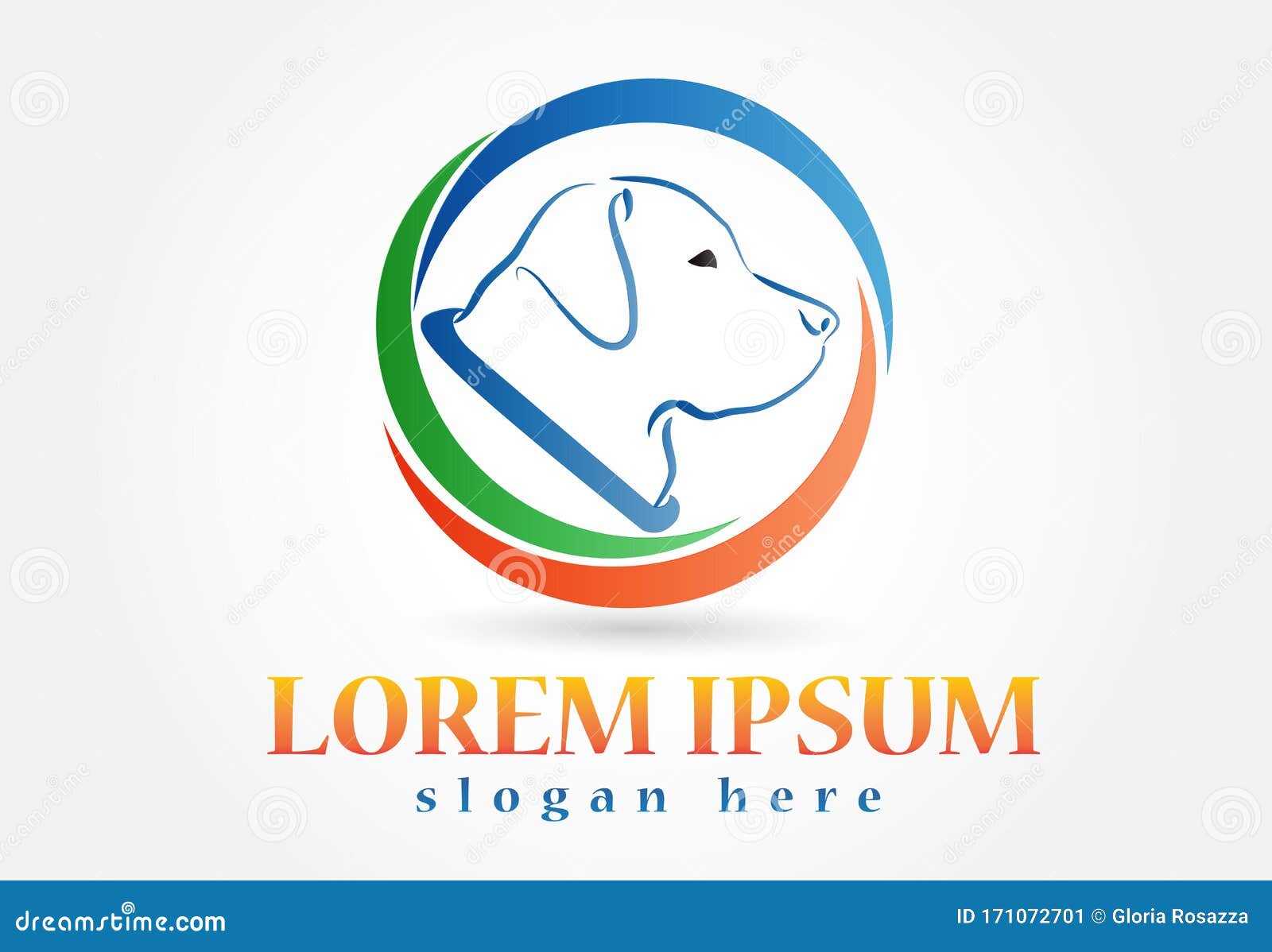 Labrador Retriever Dog Logo Vector Image Stock Vector - Illustration of ...
