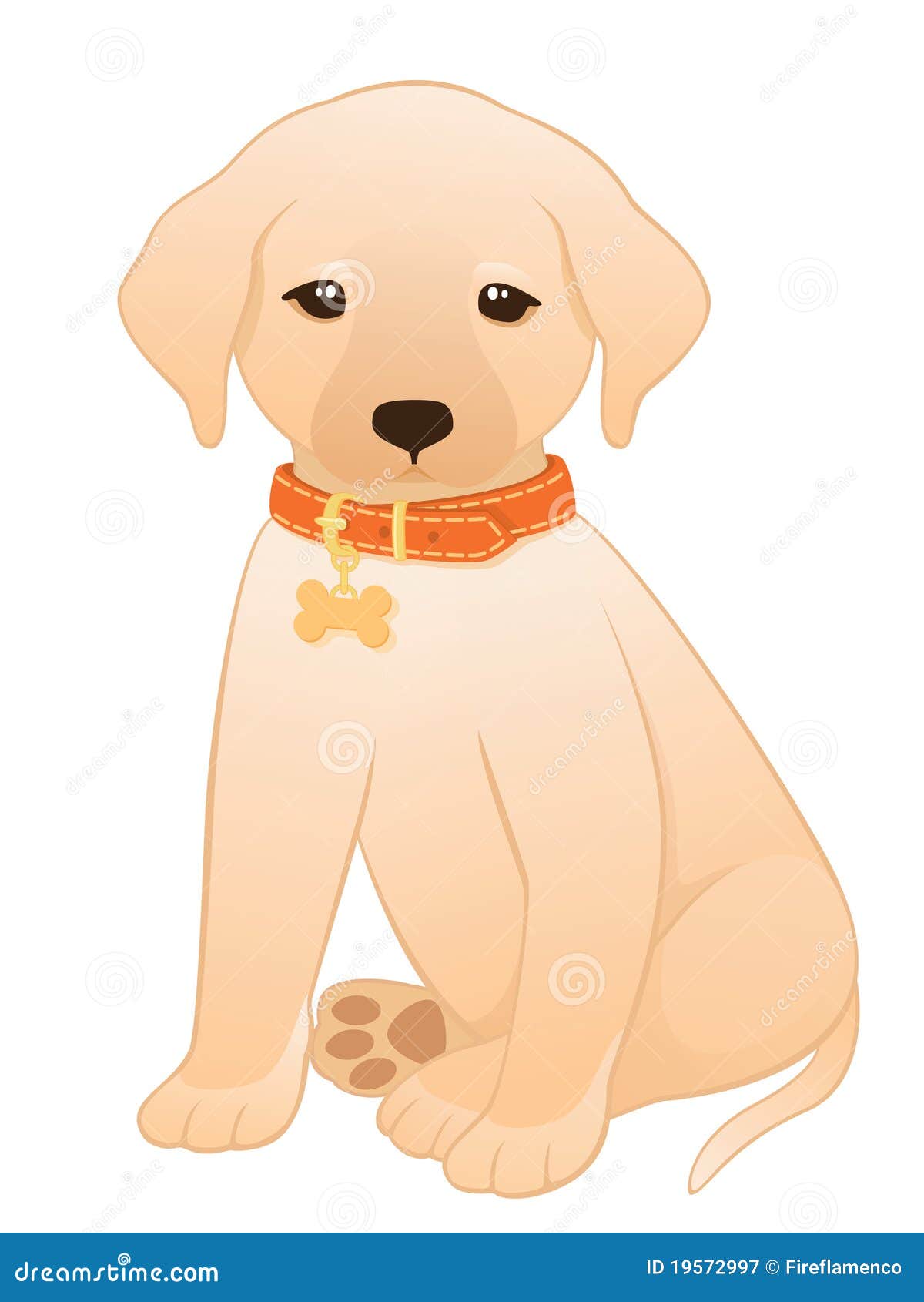 Yellow Lab Puppy Clip Art
