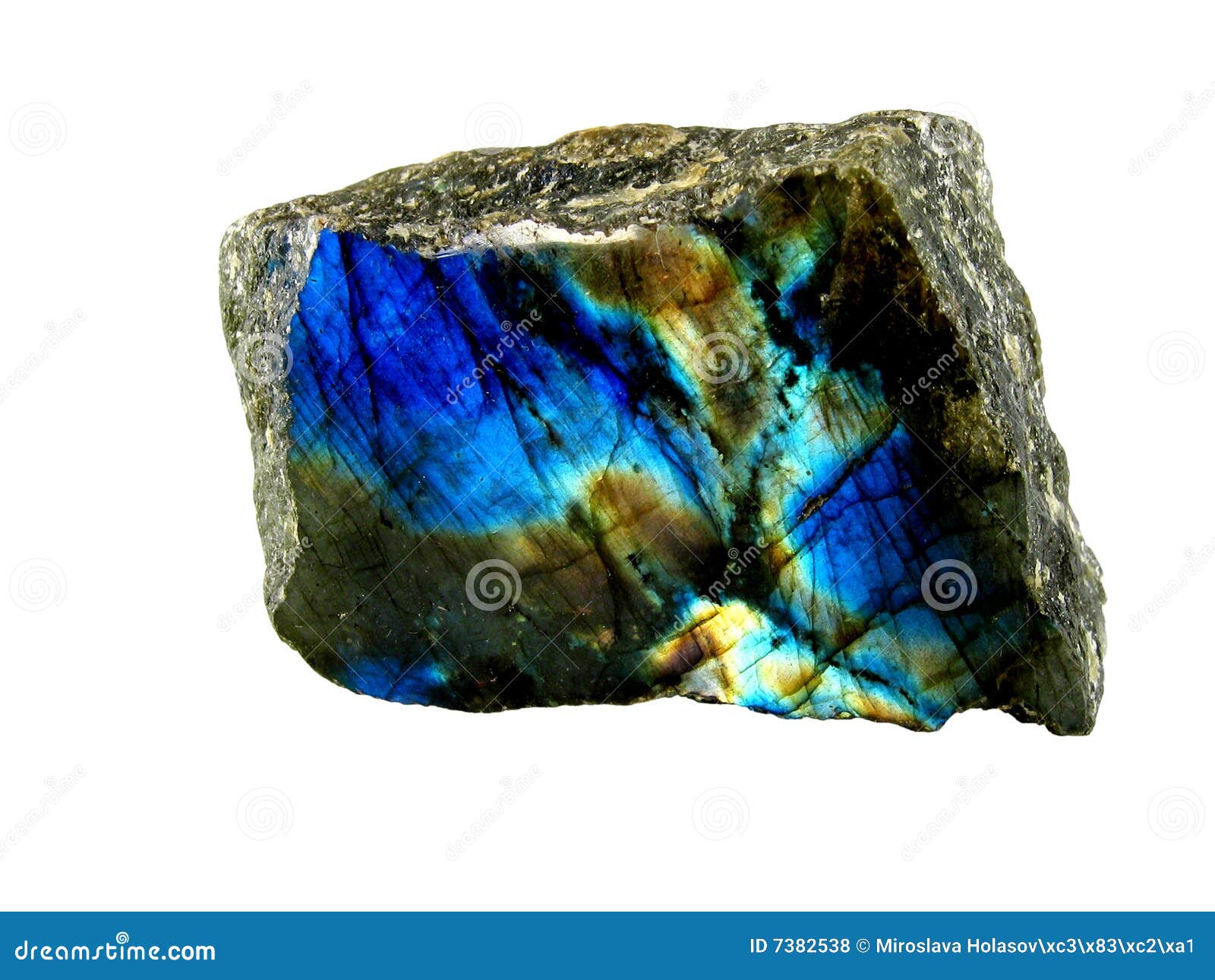 Labradorite (mineral) stock photo. Image of gemstones - 7382538