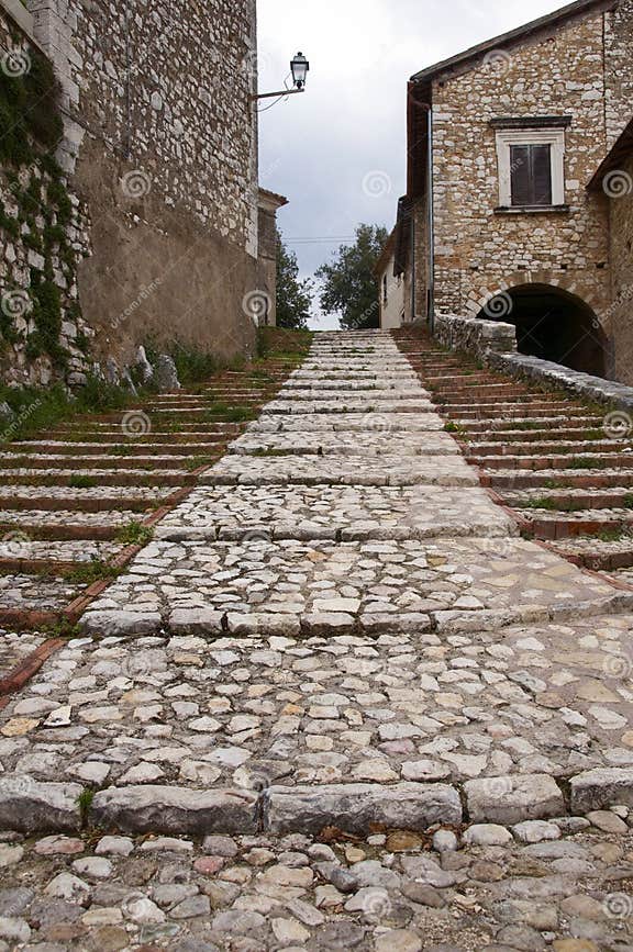 Labro, Rieti - Italy stock photo. Image of buildings, archway - 9276202