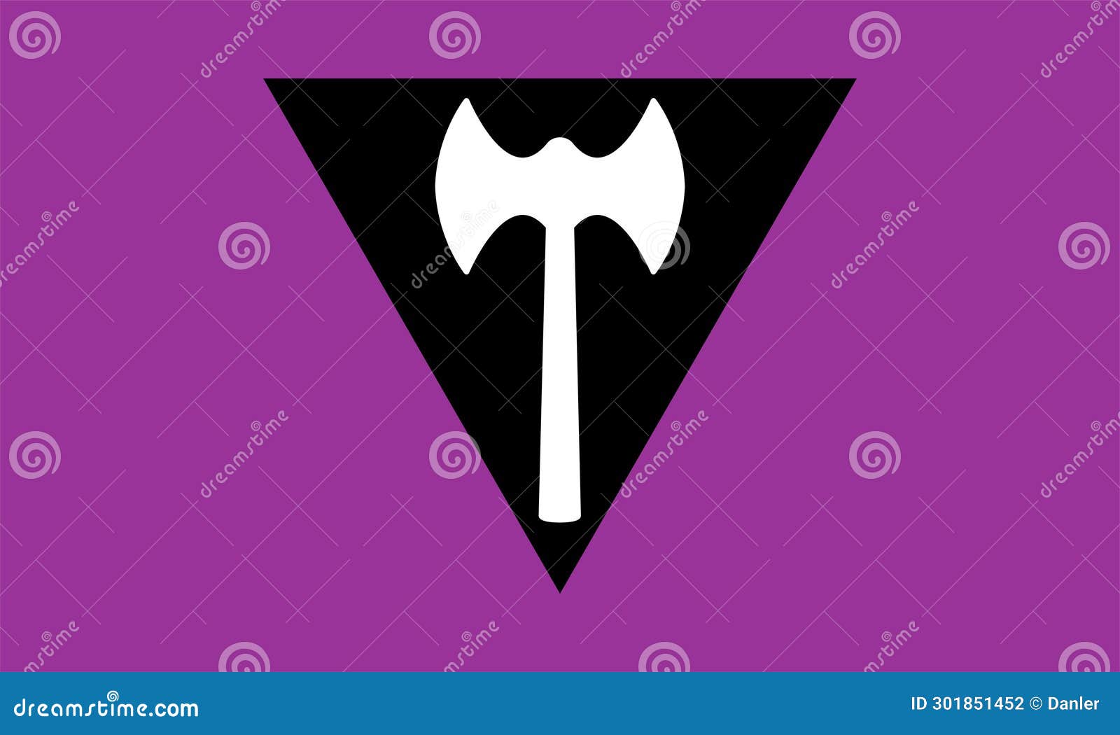 Labrys Lesbian Pride Flag Equality Flag Symbol Of Lesbian Feminism