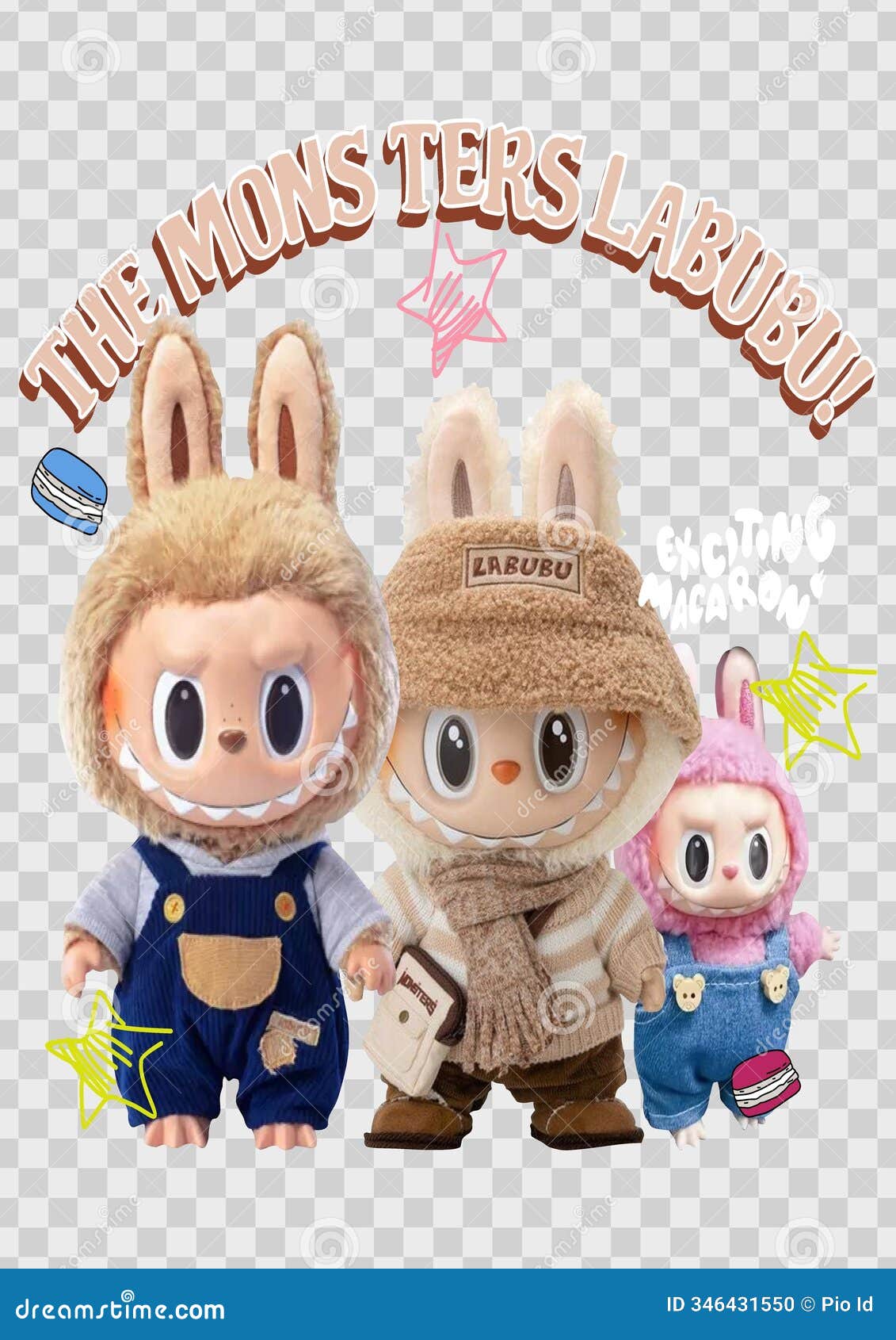 Labubu Design Vector Illustration, Printable, CorelDraw, Illustration ...