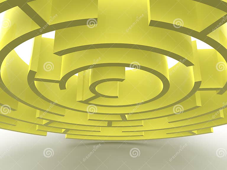 Labyrinth stock illustration. Illustration of turning - 10109424