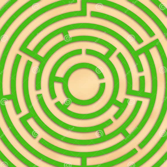 Labyrinth stock illustration. Illustration of lost, hidden - 183236