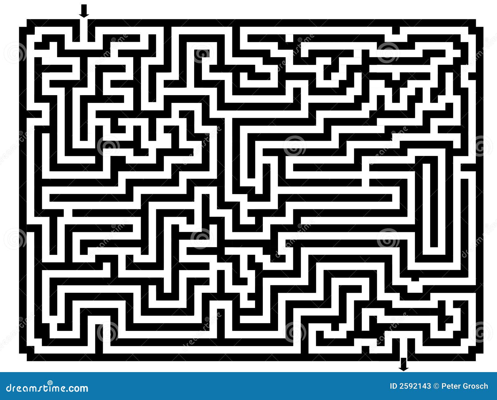 Labyrinth stock illustration. Illustration of design, labyrinth - 2592143